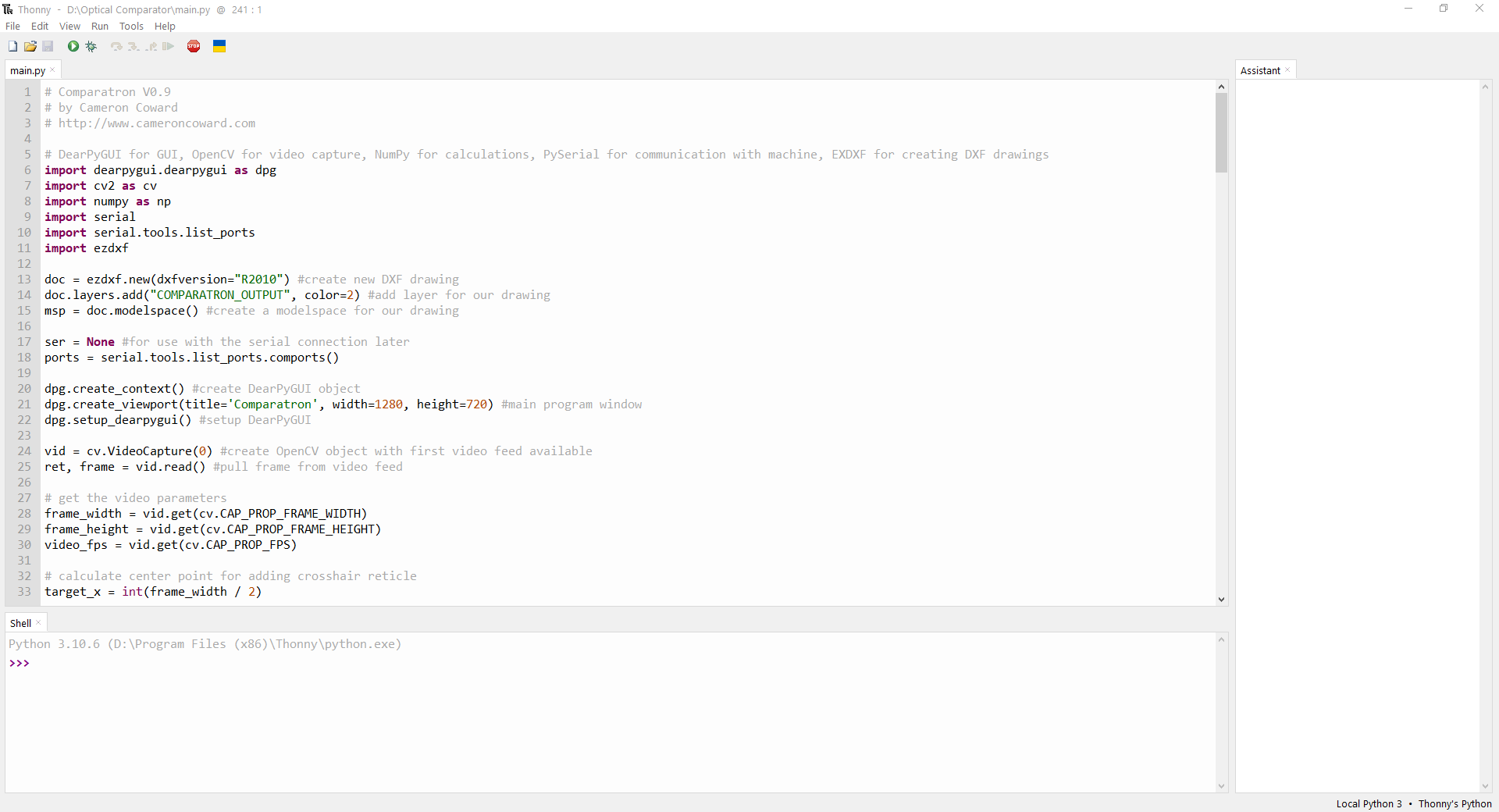 Comparatron - an Affordable Digital Optical Comparator for Reverse ...