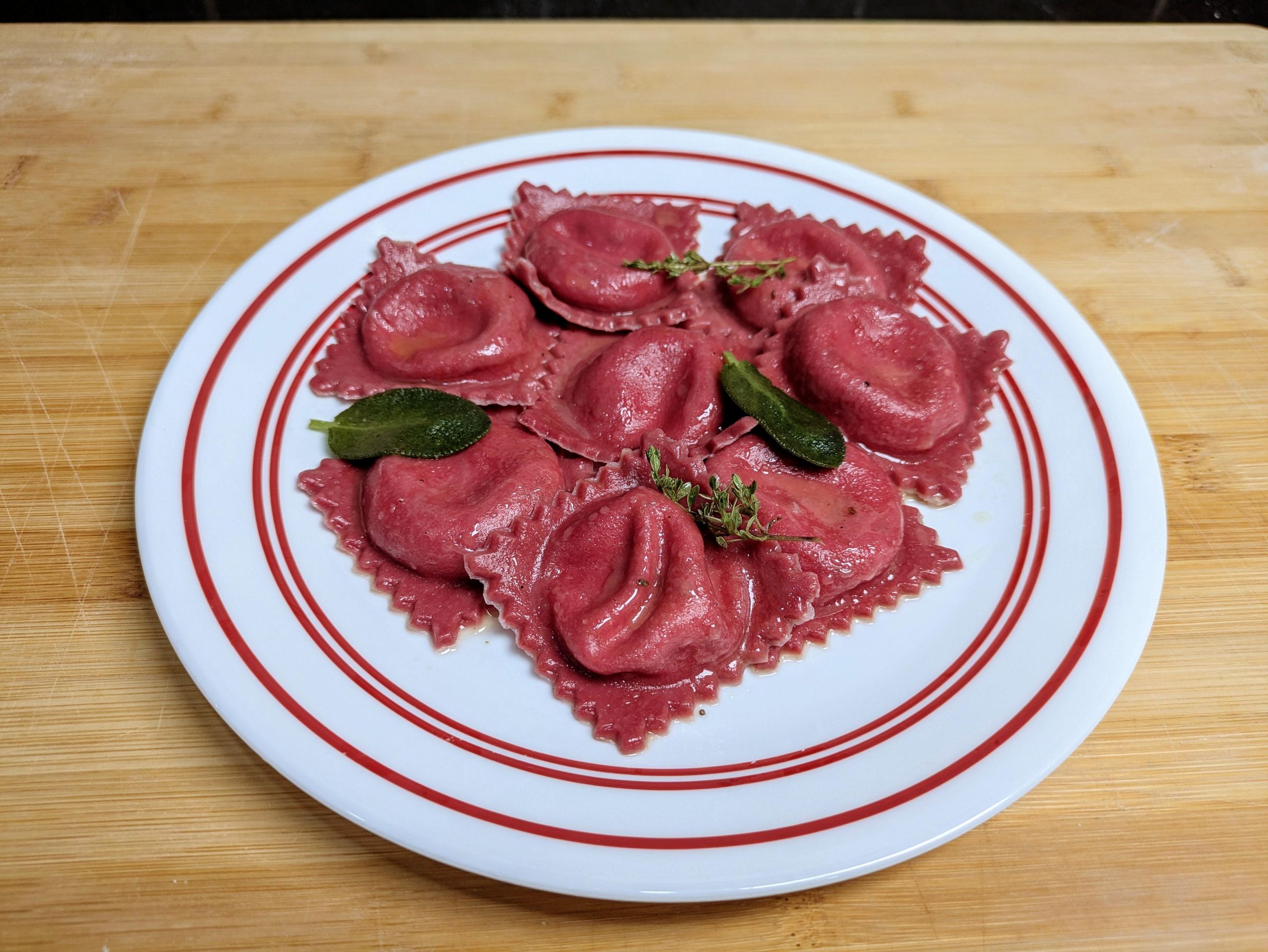 Naturally Dyed Roasted Red Beet Ravioli : 6 Steps (with Pictures ...