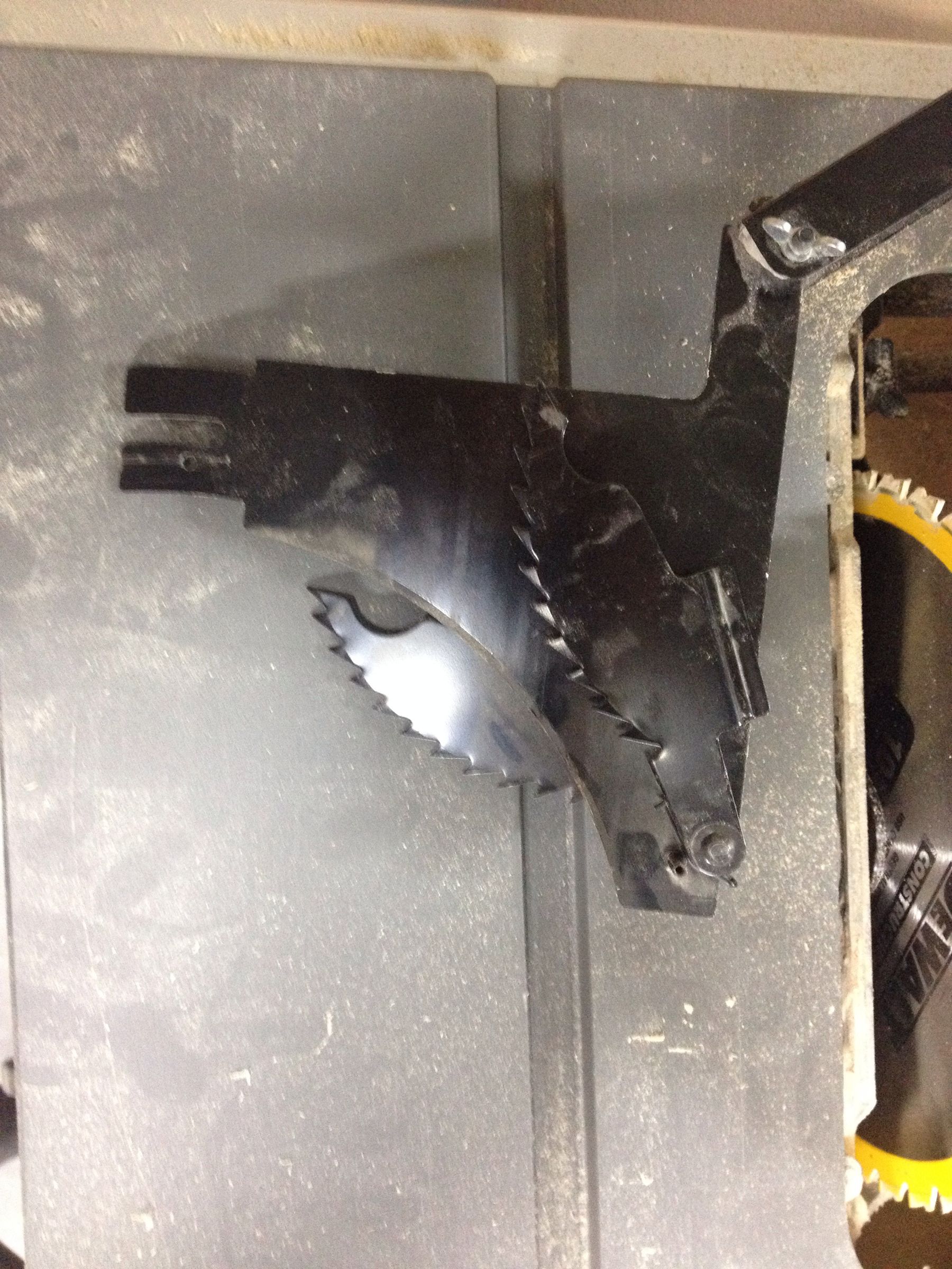 Make a Riving Knife for the DW745 Tablesaw : 5 Steps (with Pictures ...