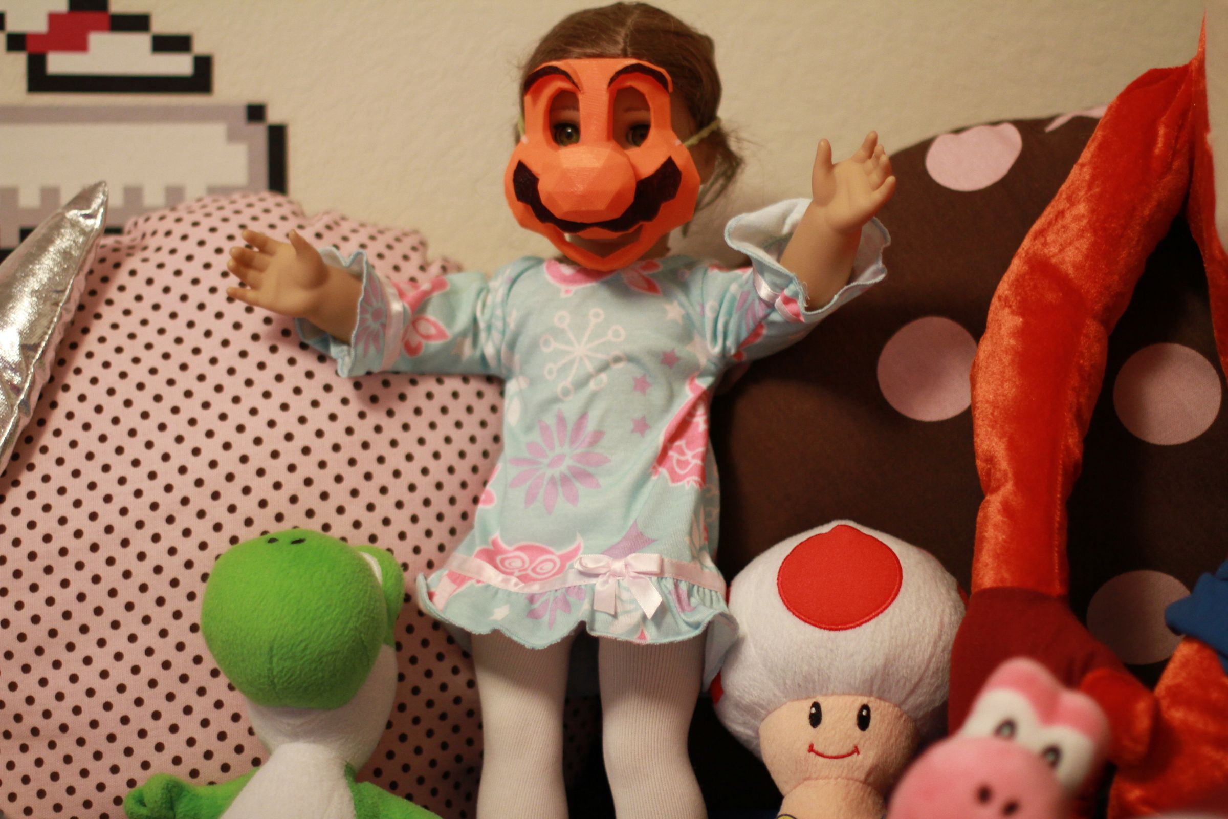 3D Printable 16 Bit Plumber Mask - Instructables