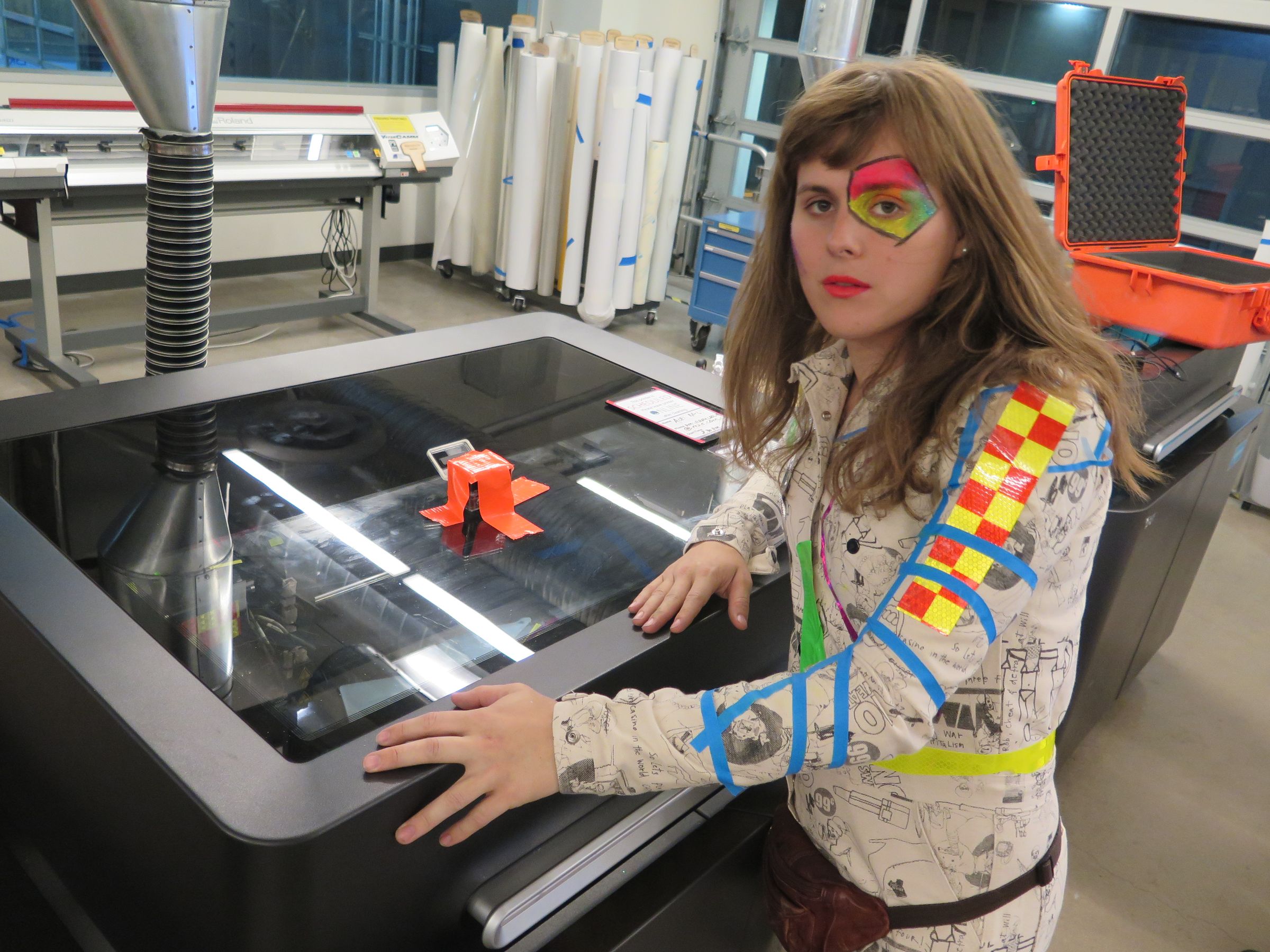 HOW TO DECORATE THE OBJET CONNEX 3D PRINTER (and Yourself at the Same ...