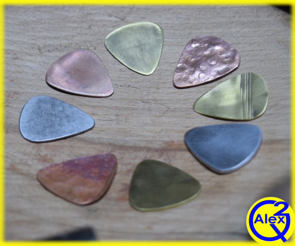 How to Make Guitar Picks From Reclaimed Metals : 11 Steps (with ...