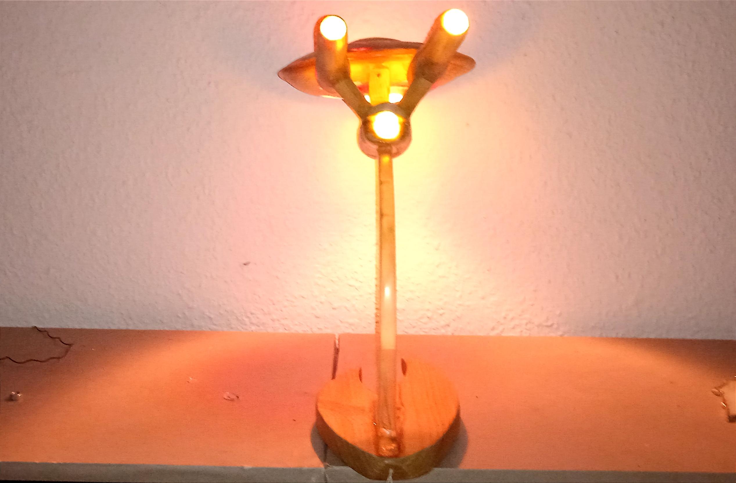 Making an Amazing Wooden Spaceship Table Lamp : 12 Steps (with Pictures ...