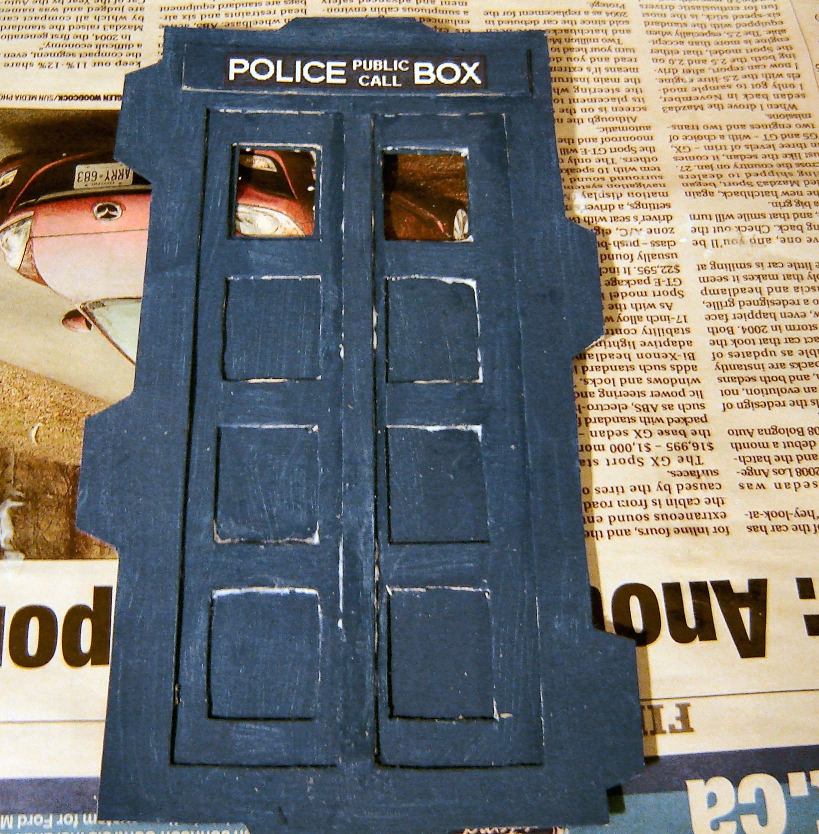 How to Make a TARDIS Model : 10 Steps (with Pictures) - Instructables