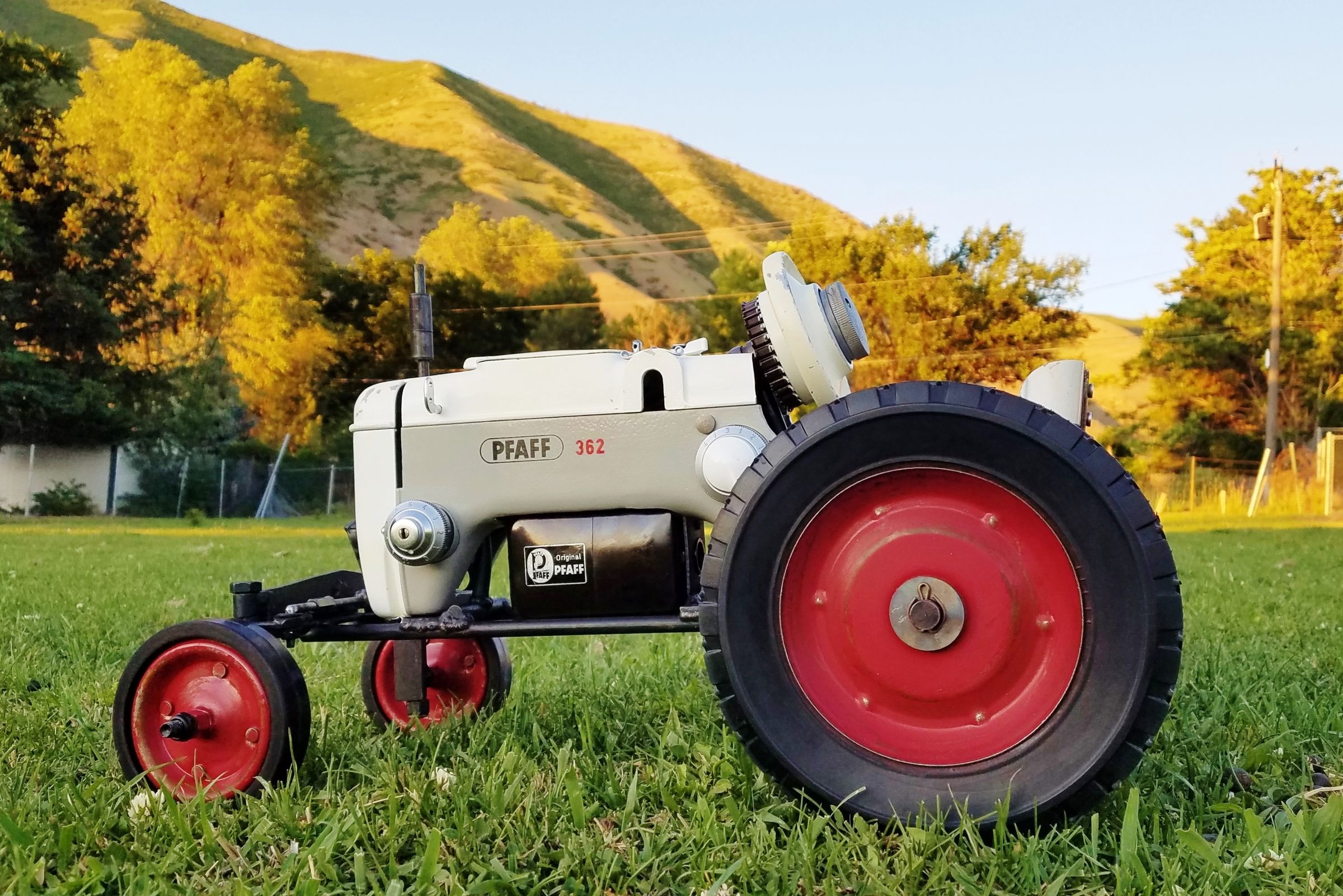 How to Make a Sewing Machine Tractor : 21 Steps (with Pictures ...