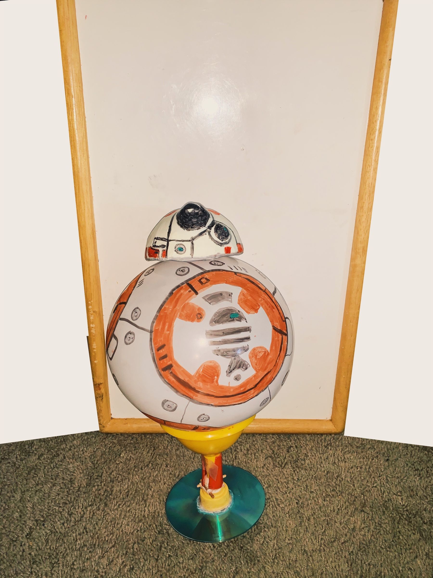 BB8 Star Wars Hover Disc/ Balloon Figure : 7 Steps (with Pictures ...