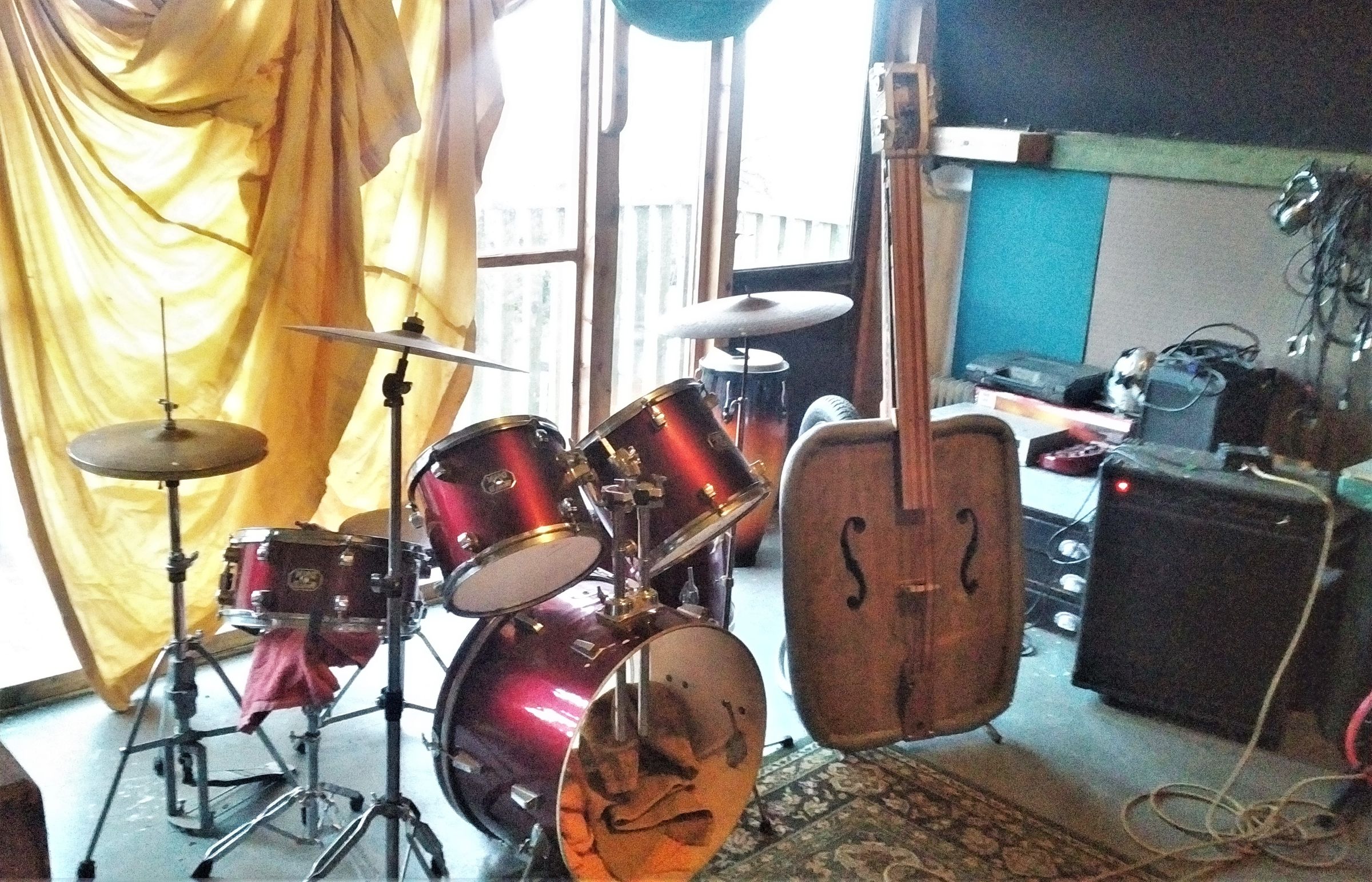 3-string Wheelbarrow Upright Bass : 12 Steps (with Pictures ...