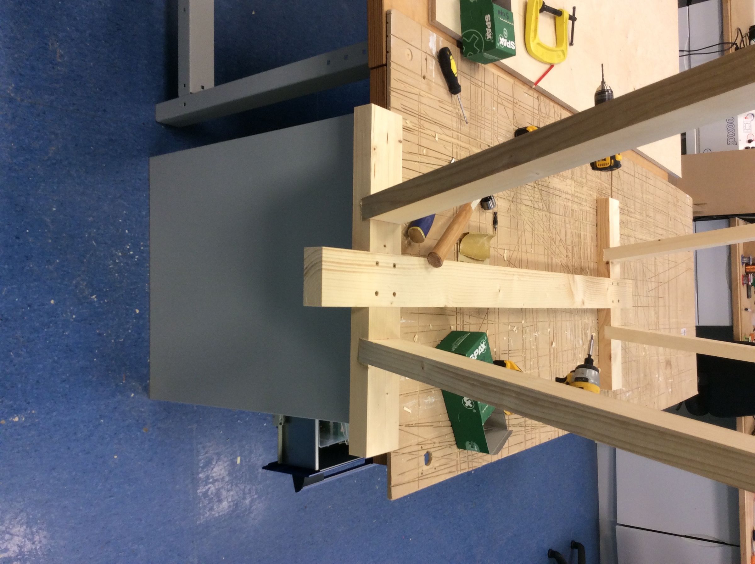 High Trestle Table - Including Prototype Table : 10 Steps (with ...