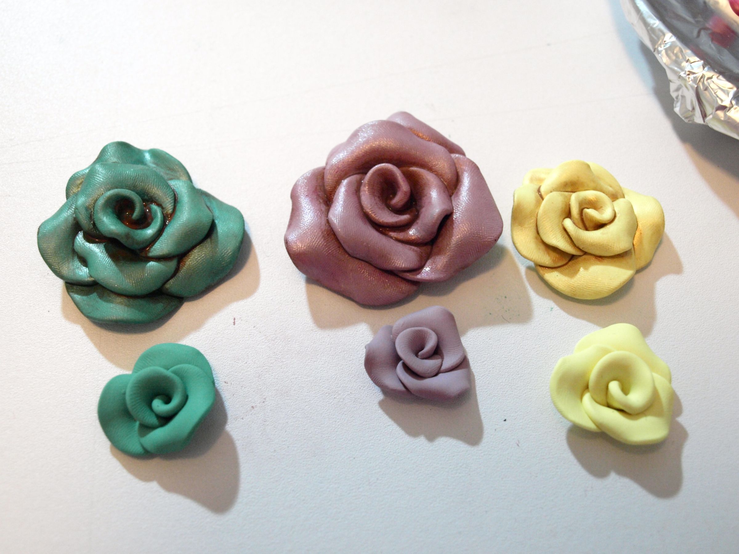 How to Make a Vintage Inspired Clay Rose Necklace : 16 Steps (with ...