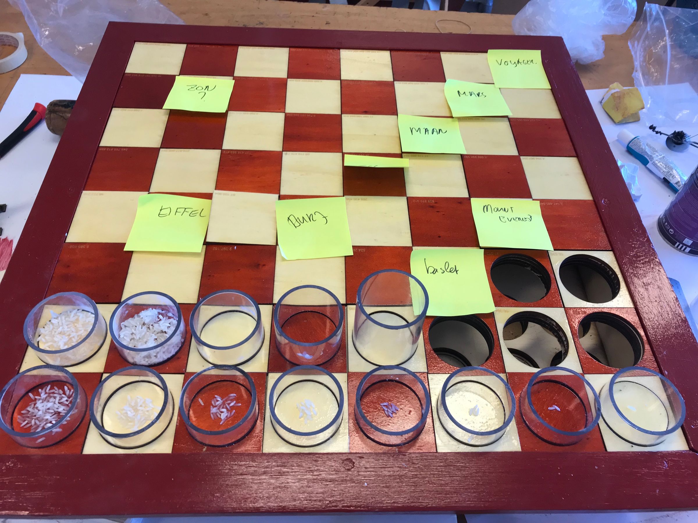 Chess Board With Rice: Exponential Growth : 11 Steps (with Pictures ...