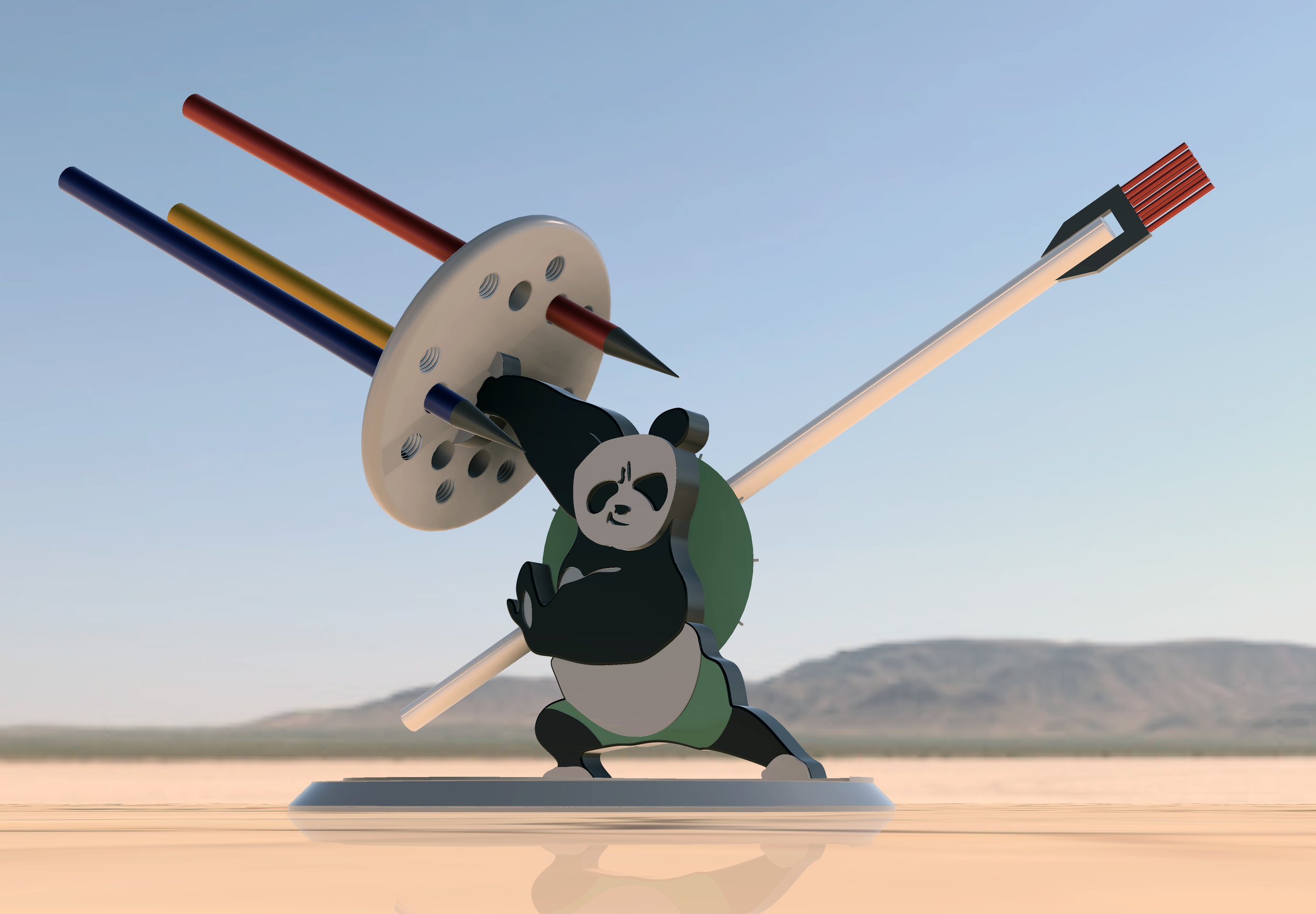 Panda Master Pencil and Paintbrush Holder : 4 Steps - Instructables