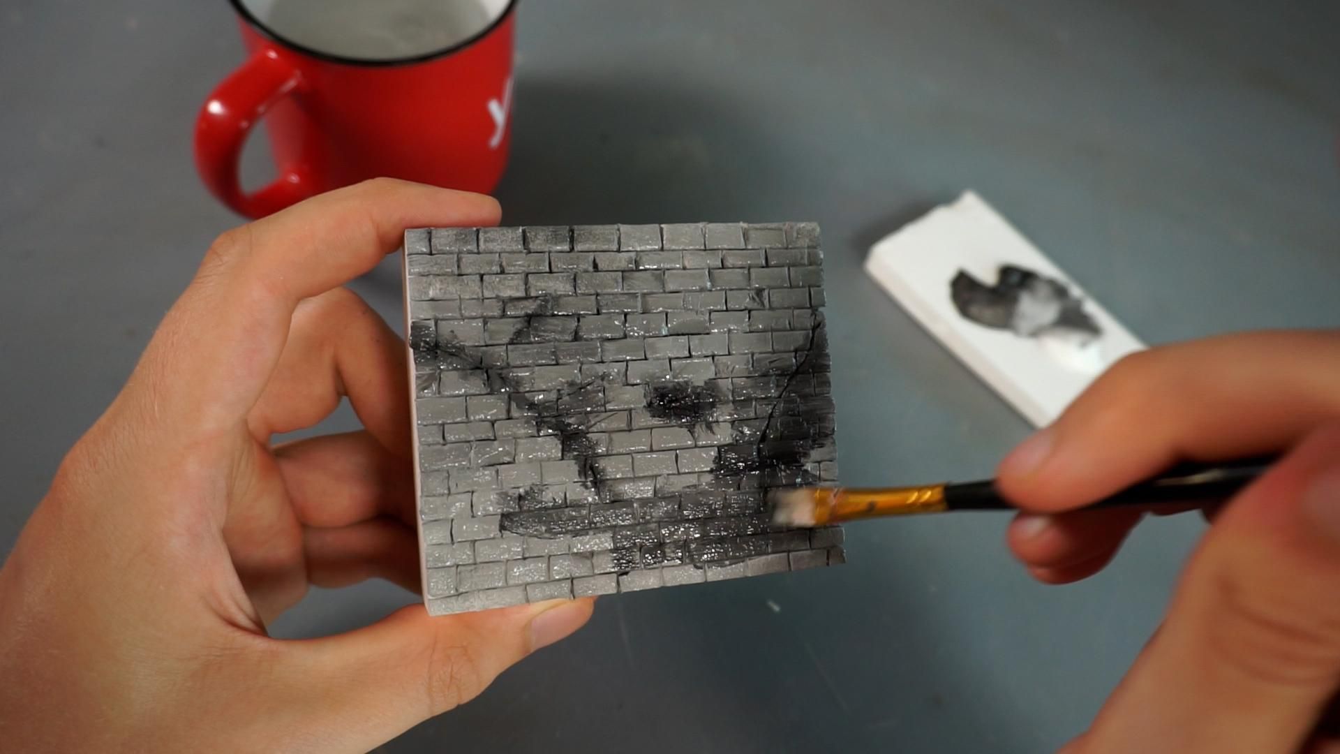 Turn Foam Into a Hyper-Realistic Brick Wall Model : 16 Steps (with ...