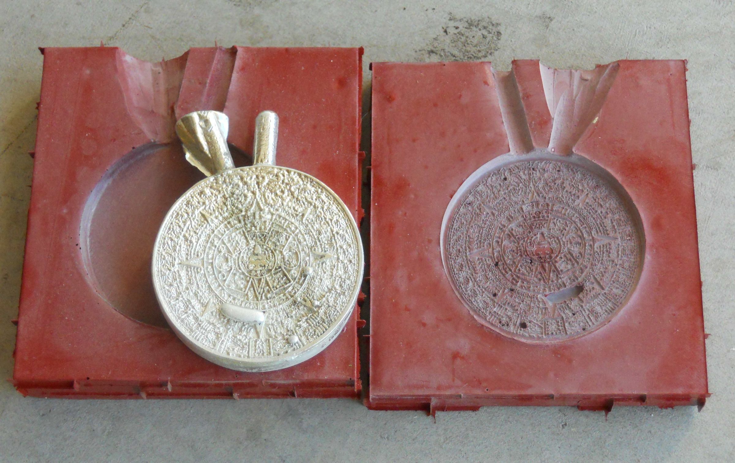 Aztec Pewter Coin From Laser Etched Template : 11 Steps (with Pictures ...
