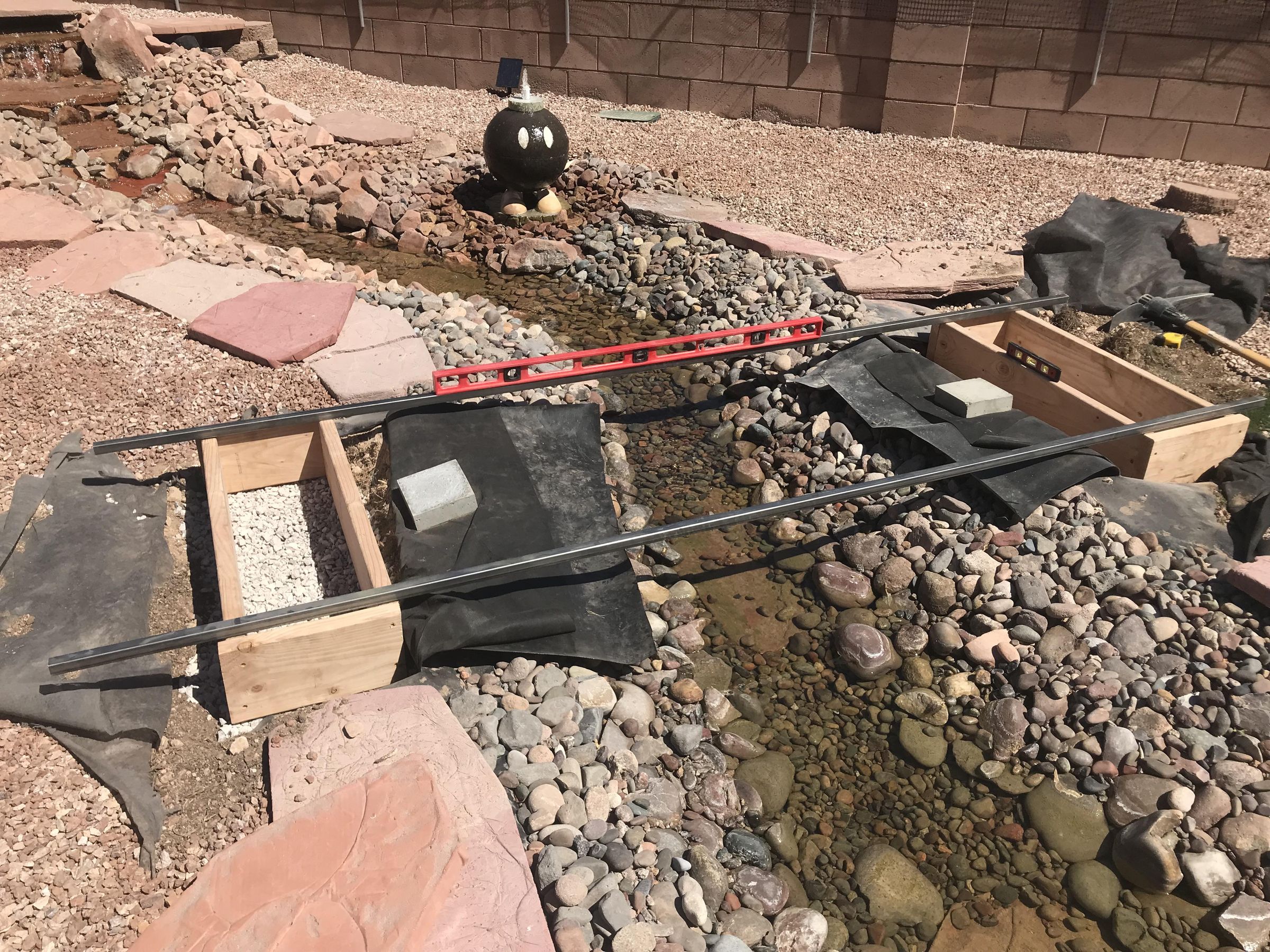 Simple Garden Bridge With Concrete Footings : 7 Steps (with Pictures ...