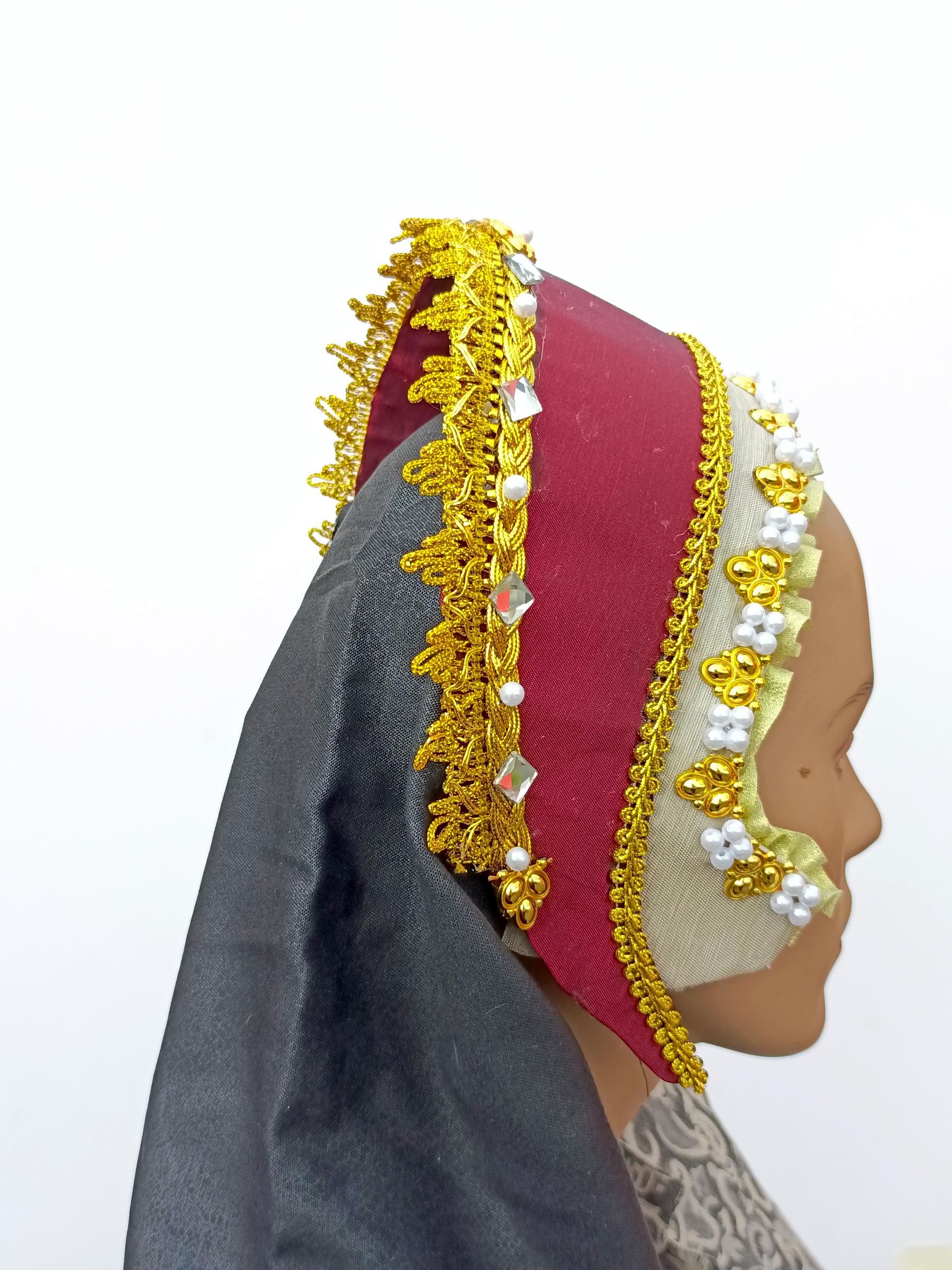 Catherine Parr Inspired French Hood : 14 Steps (with Pictures ...