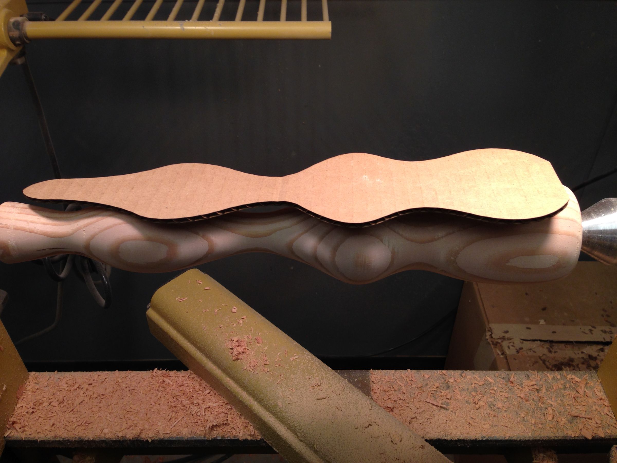 Lasercut-influenced Wood-turned Lamp-base : 4 Steps - Instructables