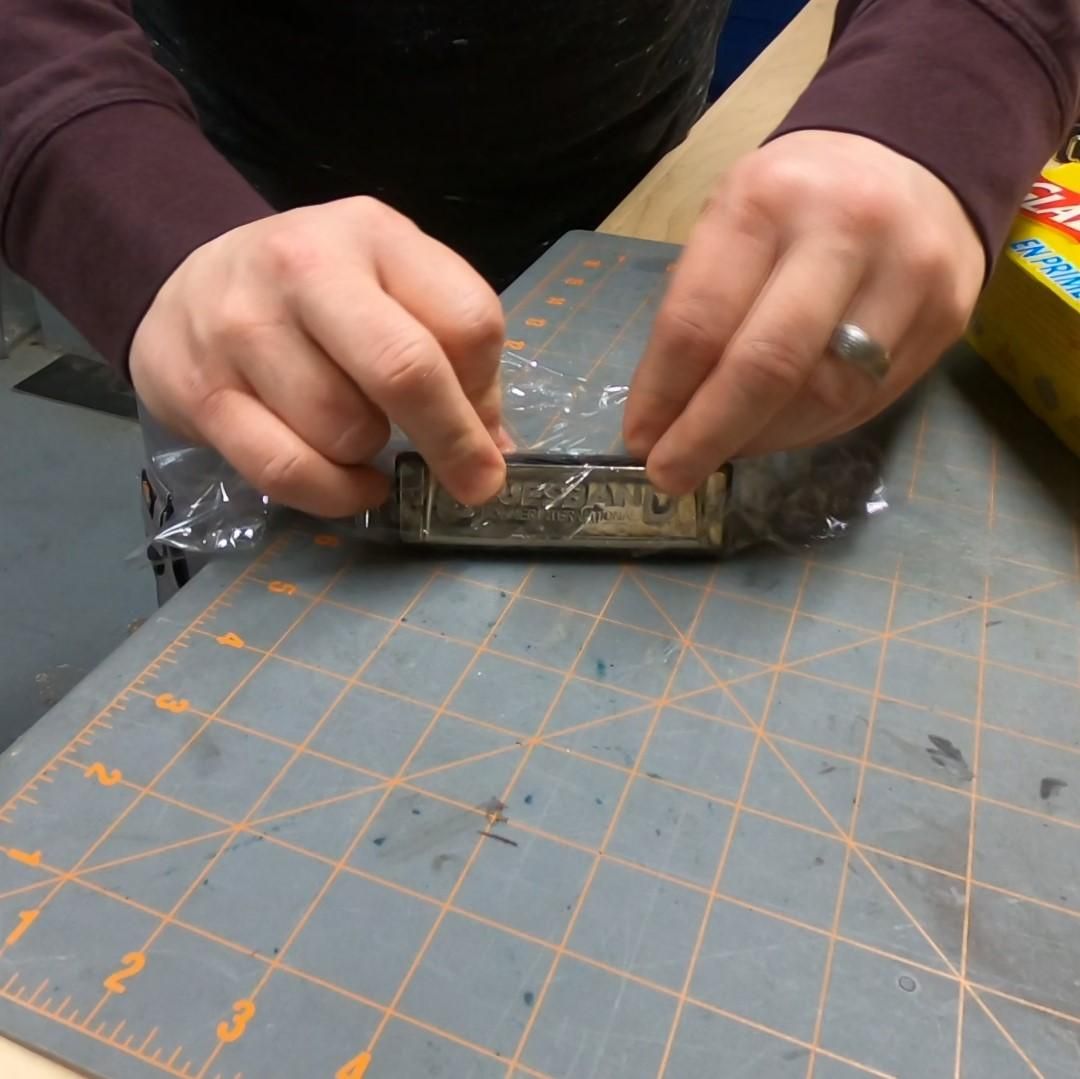 Wet Formed Leather Harmonica Case With 3d Printed Logo : 11 Steps (with Pictures) - Instructables