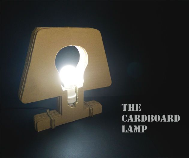 The Cardboard Lamp : 7 Steps (with Pictures) - Instructables