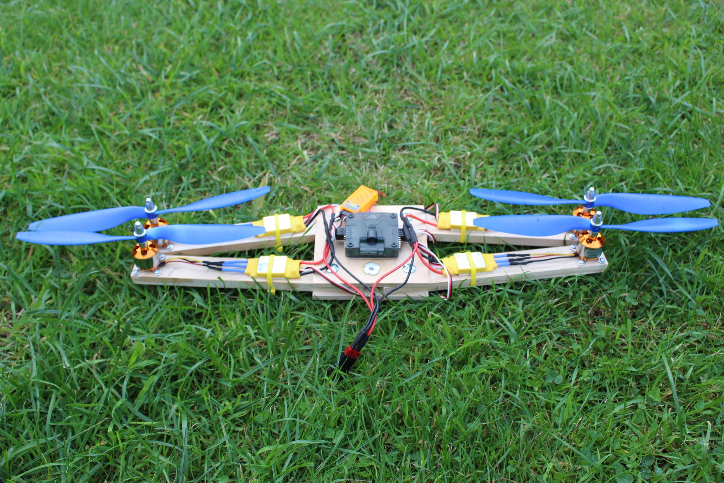 Simple Quadcopter, Basic Tools Only. : 4 Steps (with Pictures ...