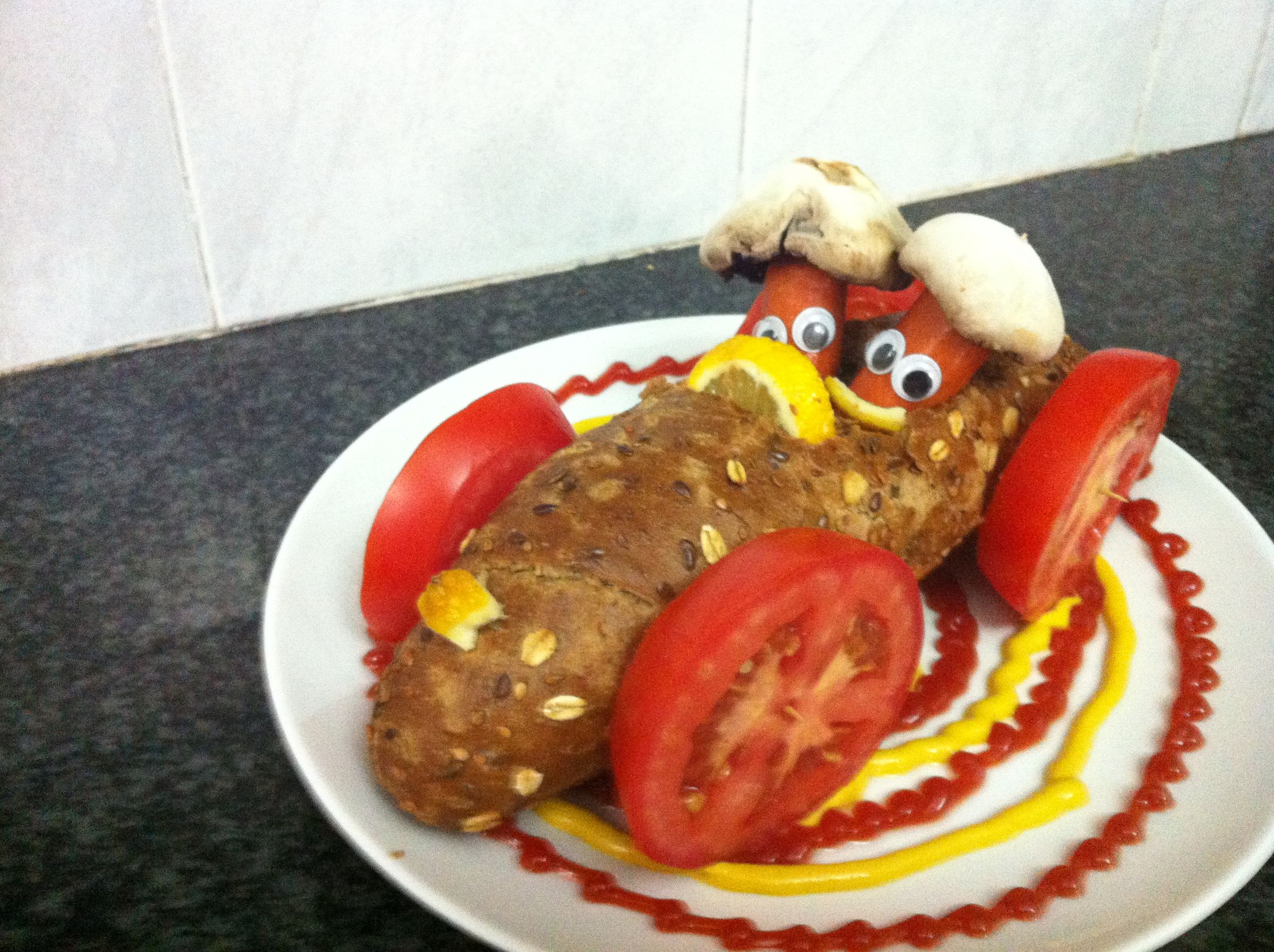 Designed Dinner - Hot Dogs in a Race Car - Instructables