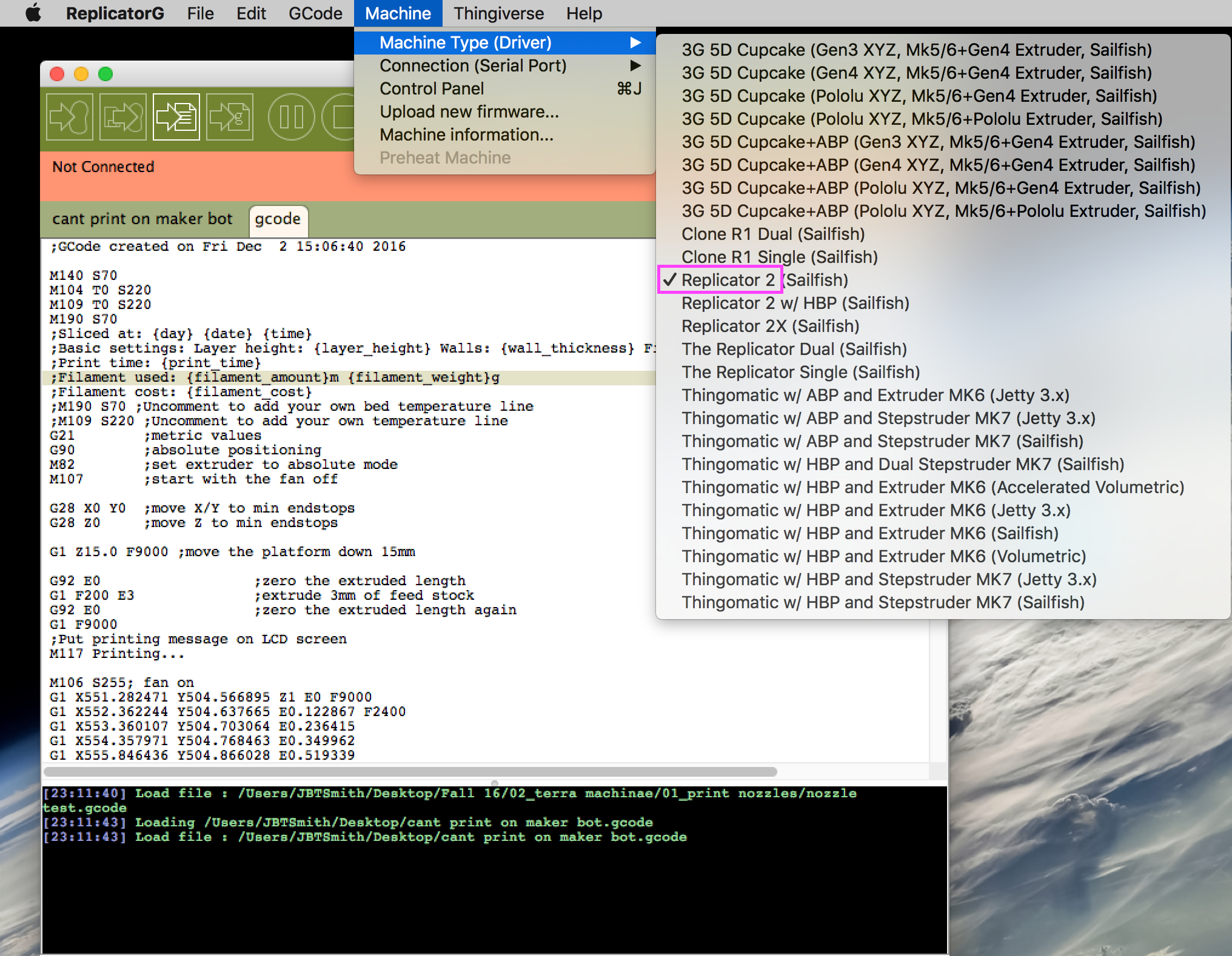 Gcode to X3g - Instructables