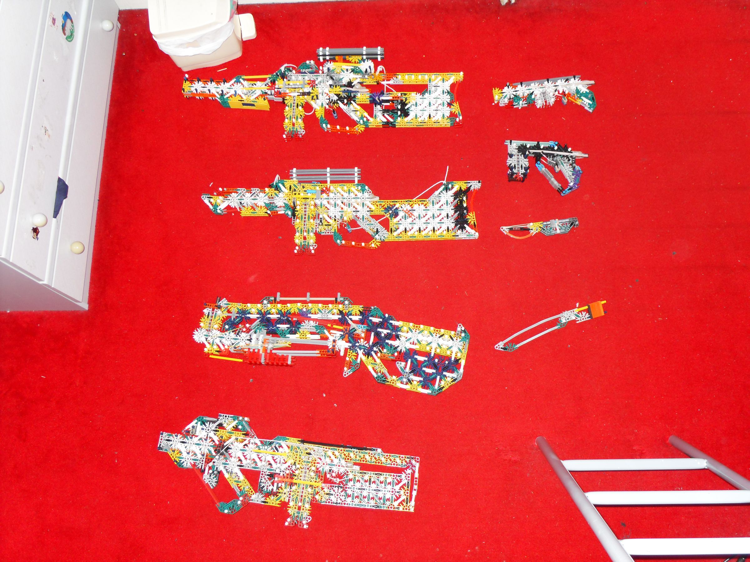 All of My K'Nex Weapons : 8 Steps - Instructables