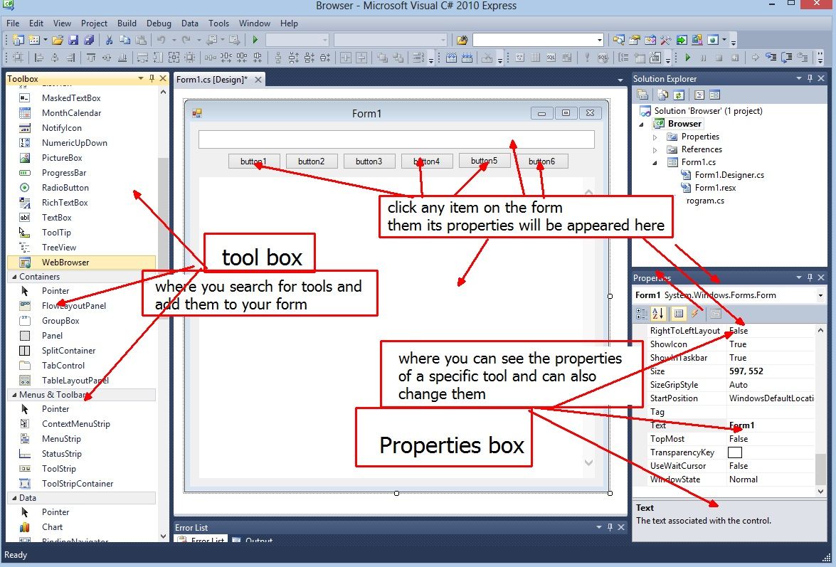 How to Create a Web Browser in C# Visual Studio : 11 Steps - Instructables