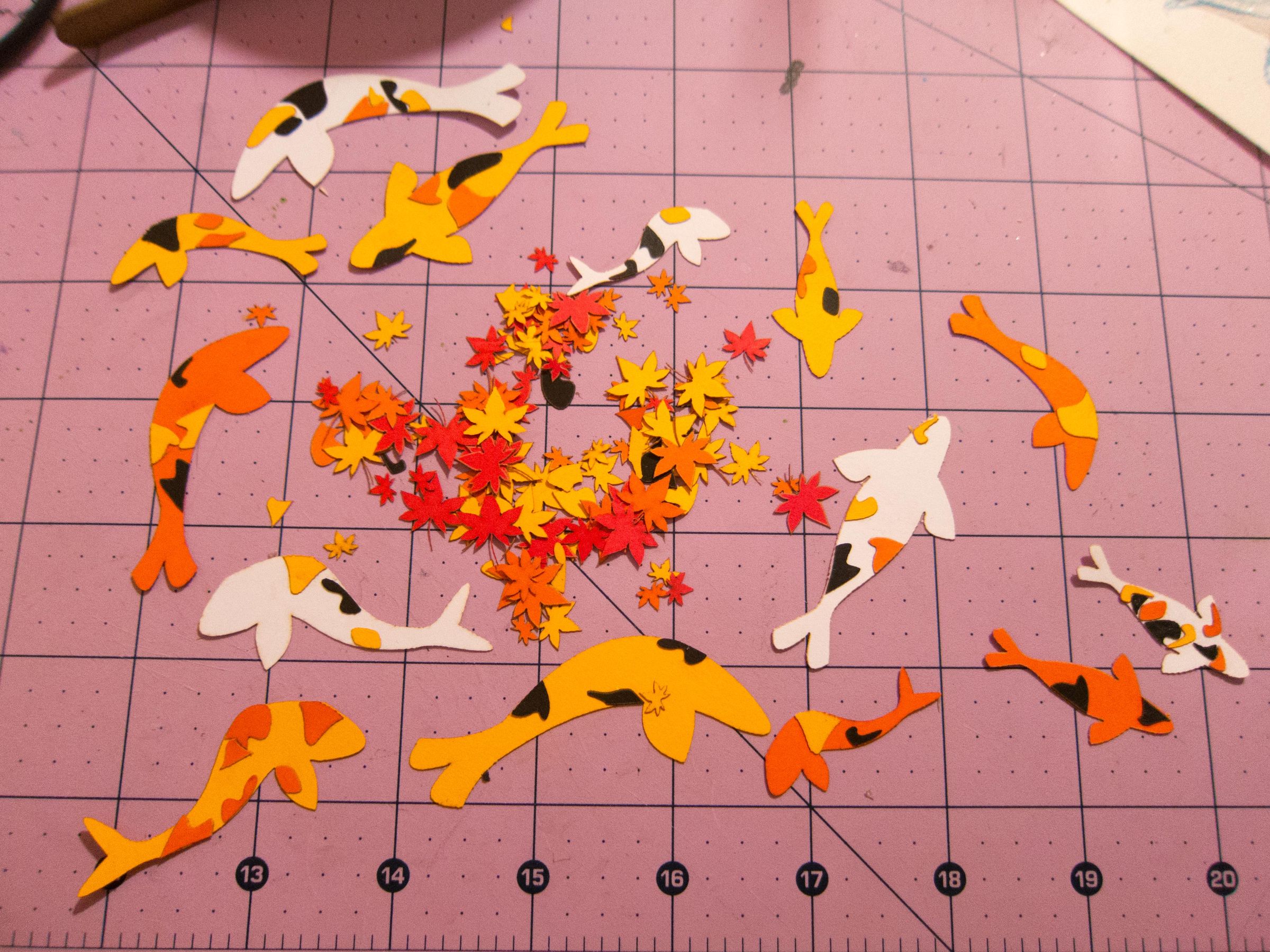 Koi Pond Papercraft Clock : 8 Steps (with Pictures) - Instructables