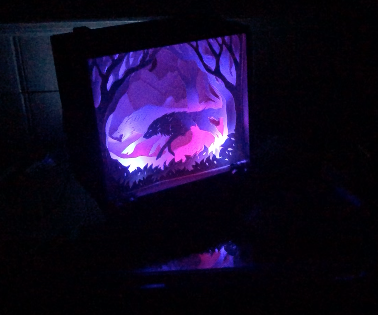 Interactive Papercut Lightbox With Arduino : 6 Steps - Instructables