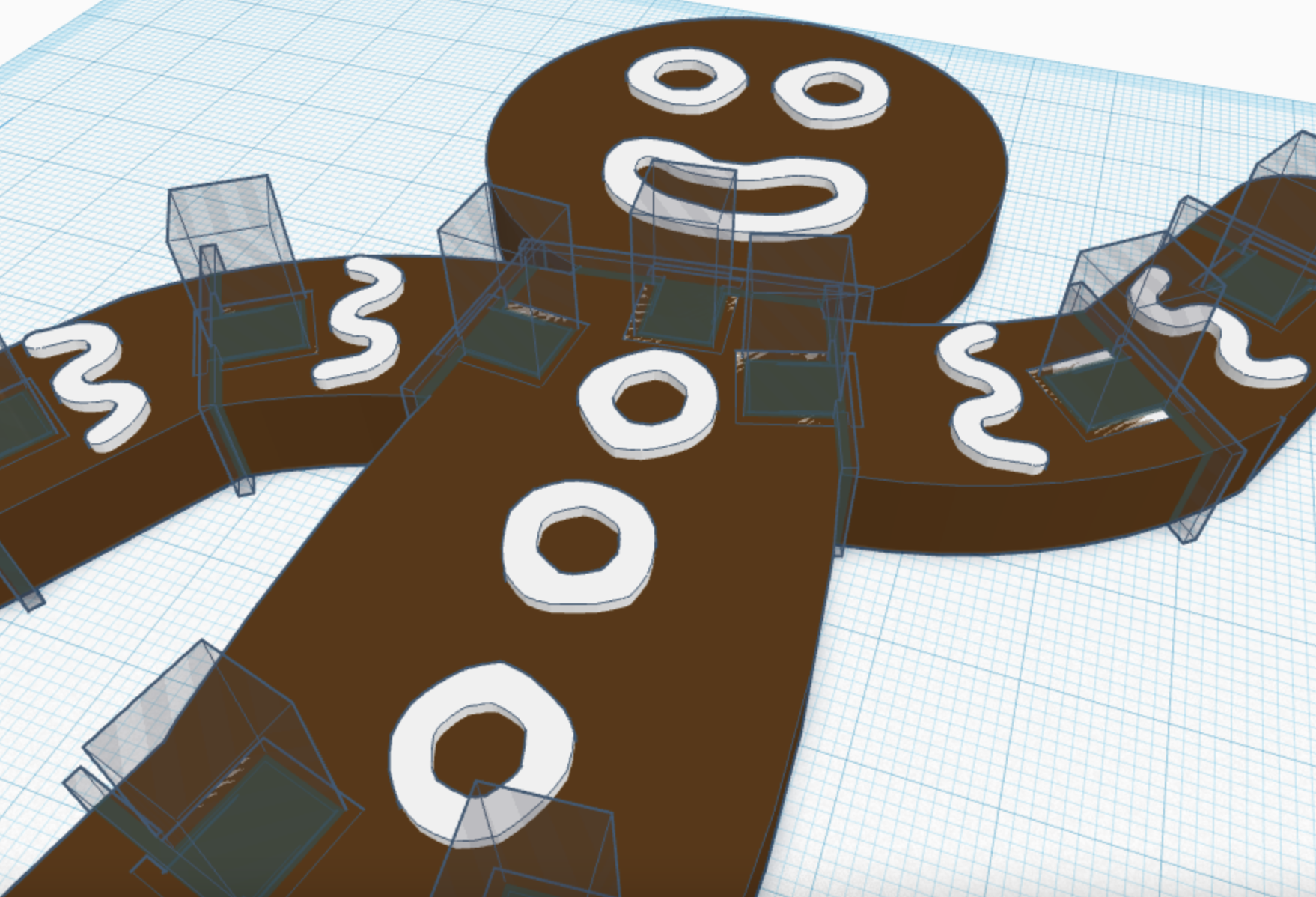 3D Print Articulated Gingerbread Man + Articulated Joint : 8 Steps ...