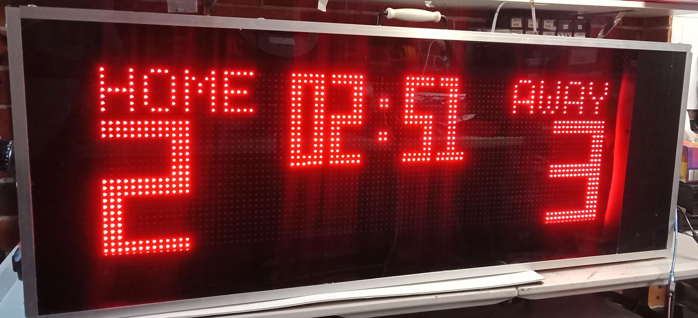 Ultra Large Digital Scoreboard for Football and Cricket. Built Using ...