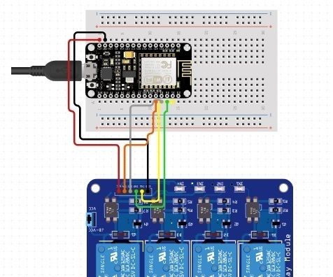 ESP8266 CONTROLLED RELAY - USING BLYNK APP - Inverted From HIGH -> LOW ...
