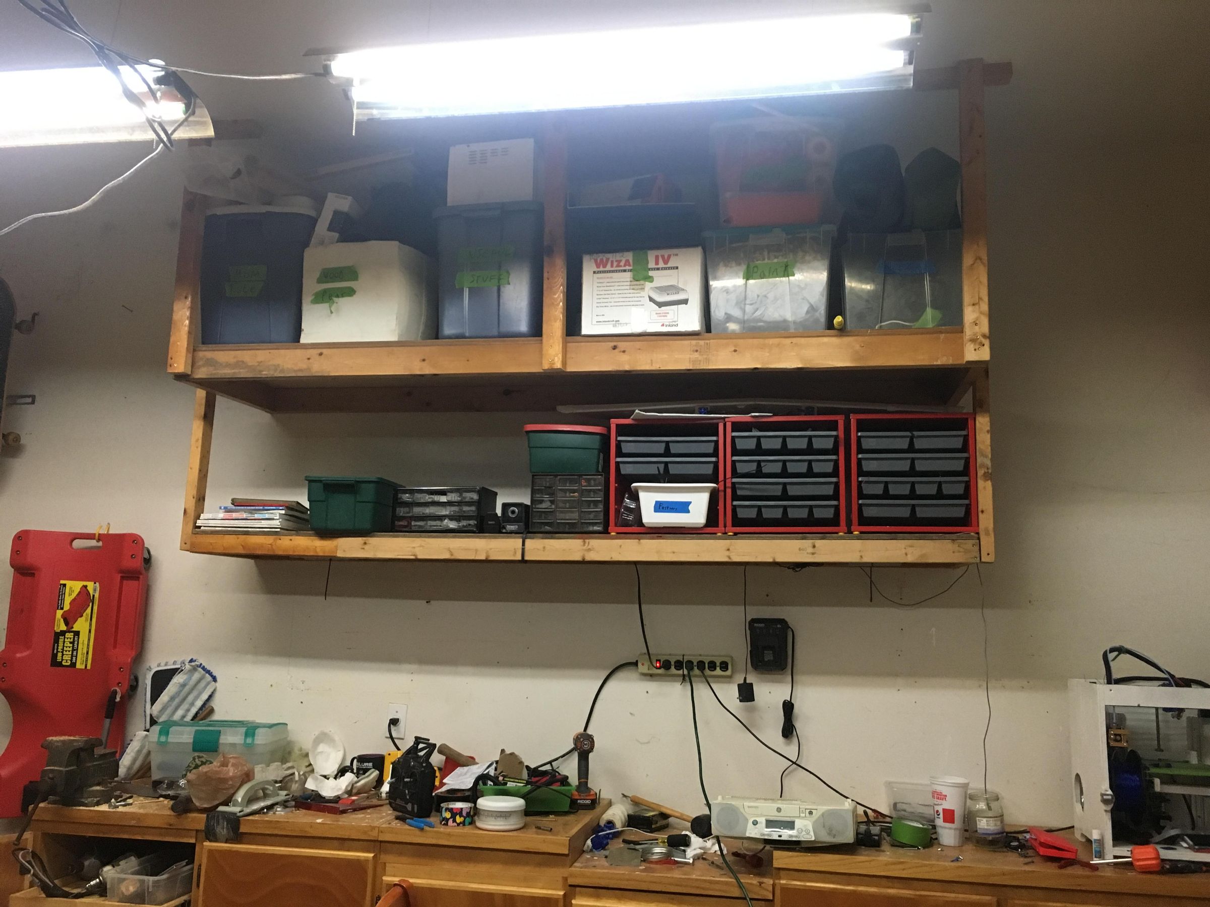 Garage Overhead Shelf : 10 Steps (with Pictures) - Instructables