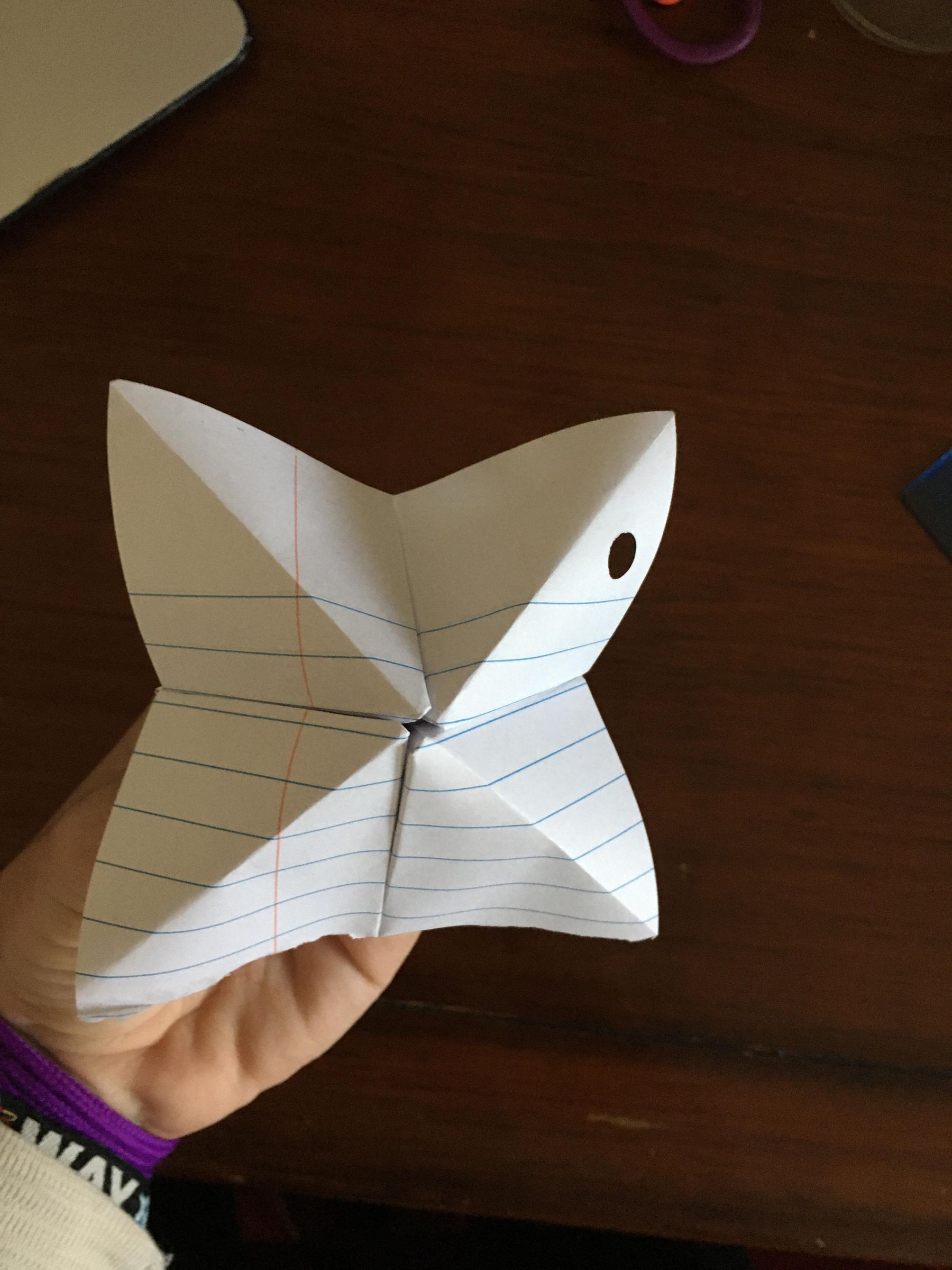 Origami Fortune Teller : 16 Steps - Instructables