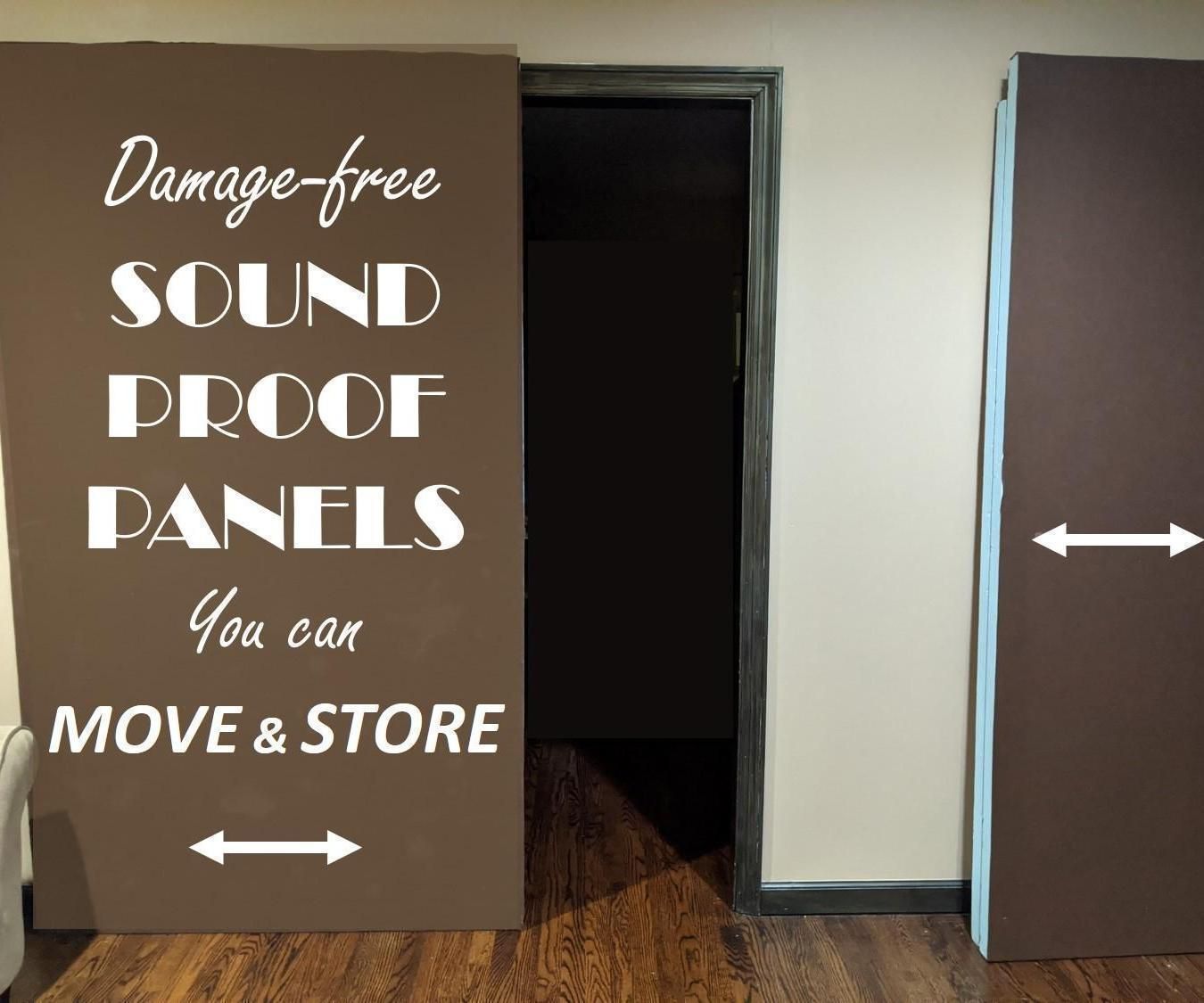 Build Temporary Soundproof Wall Panels - Movable and Damage-free : 9 ...