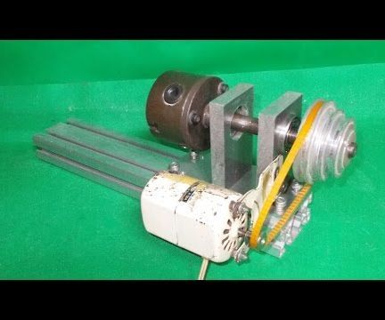 Homemade Wood Metal Lathe Mill Projects DIY Spindle Jaw Chuk ...