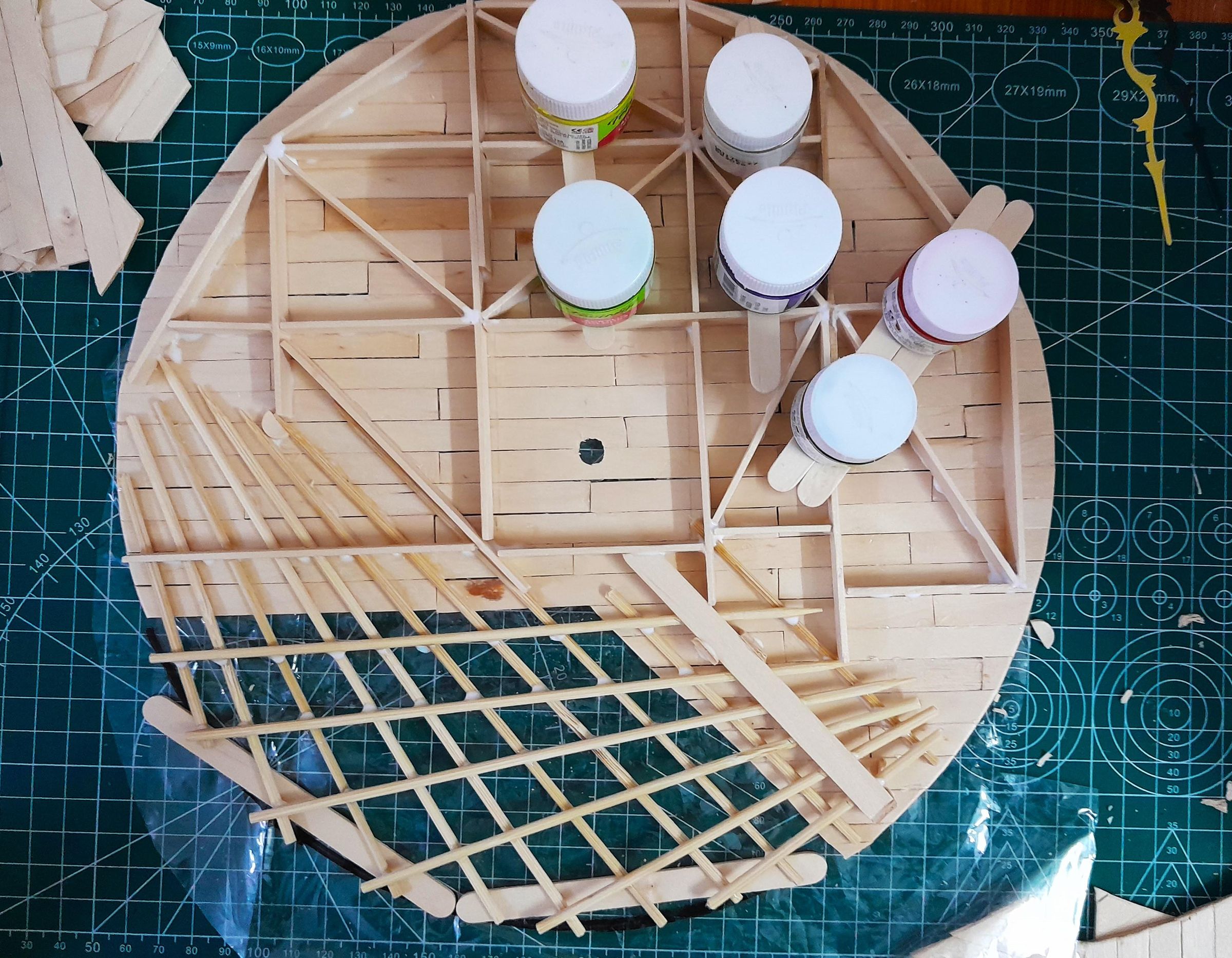 "Time Heals": Artisan Clock, Hobby Project From Simple Wooden Items ...