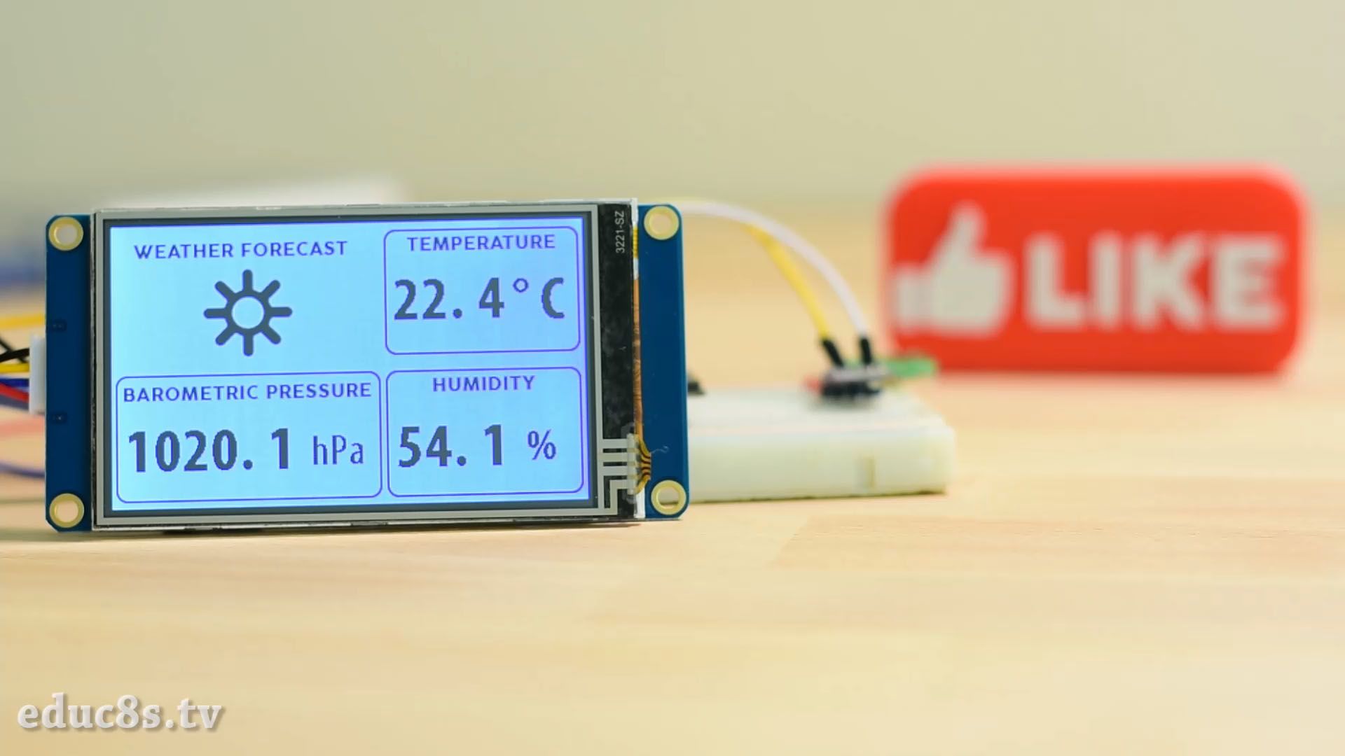ESP32 WiFi Weather Station With a BME280 Sensor : 7 Steps (with ...