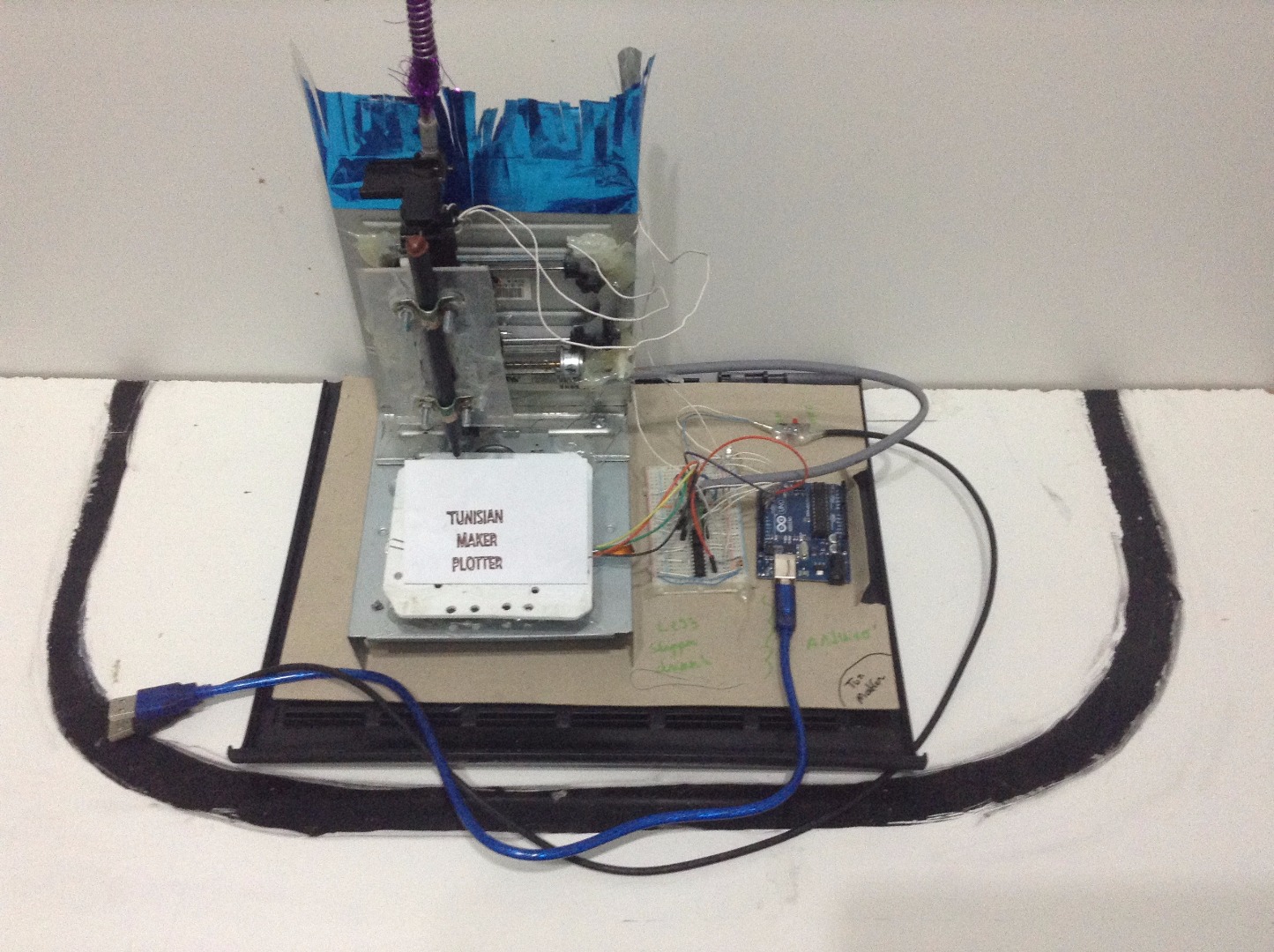 Mini Arduino Plotter Without a Servo Motor : 6 Steps (with Pictures ...