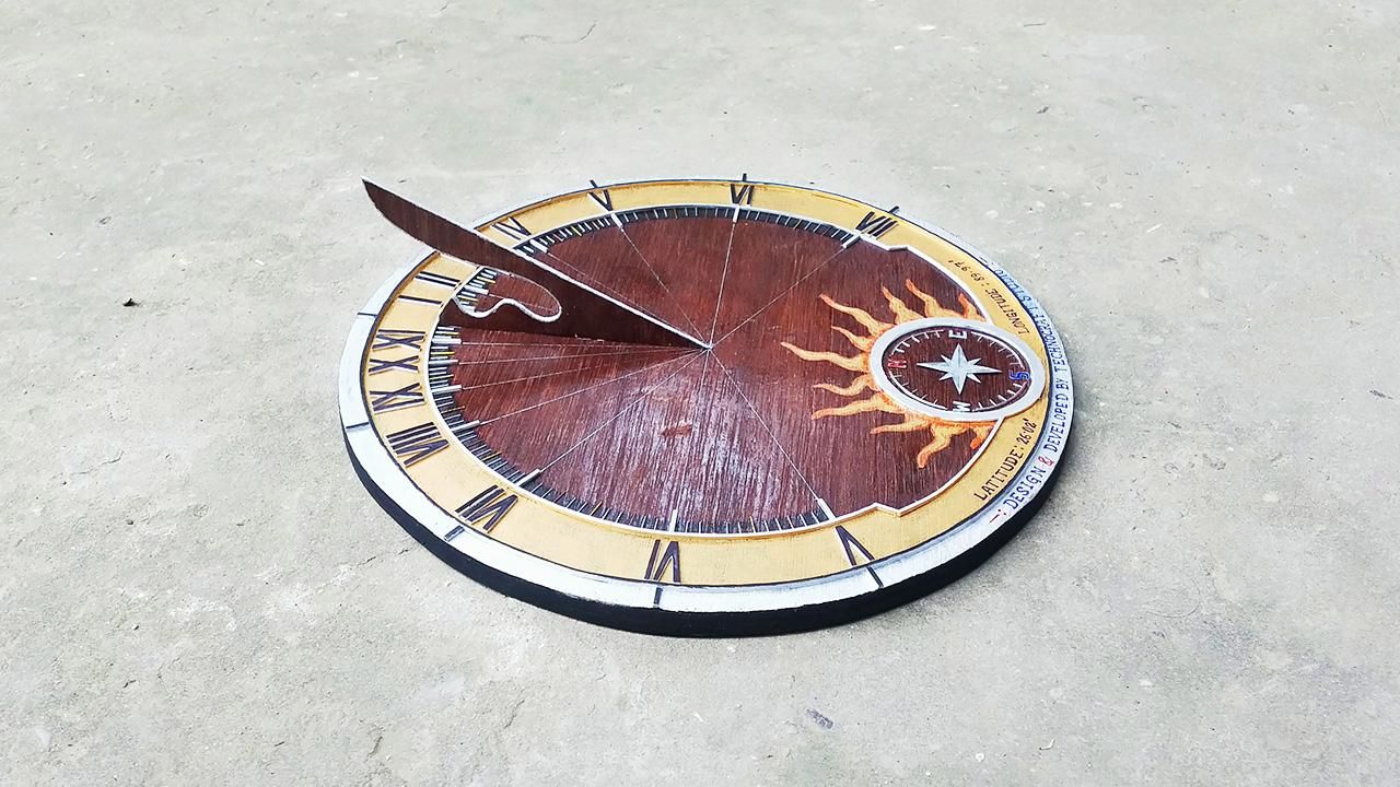 Ancient SUNDIAL Clock : 16 Steps (with Pictures) - Instructables