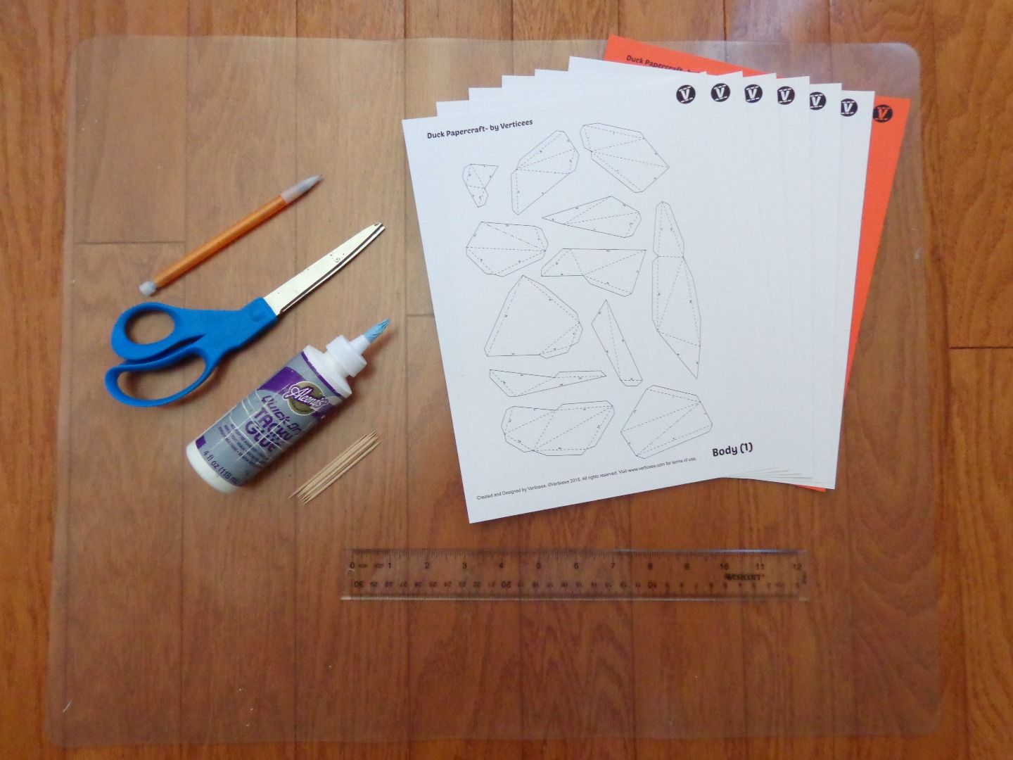3D Duck Papercraft Model : 13 Steps - Instructables
