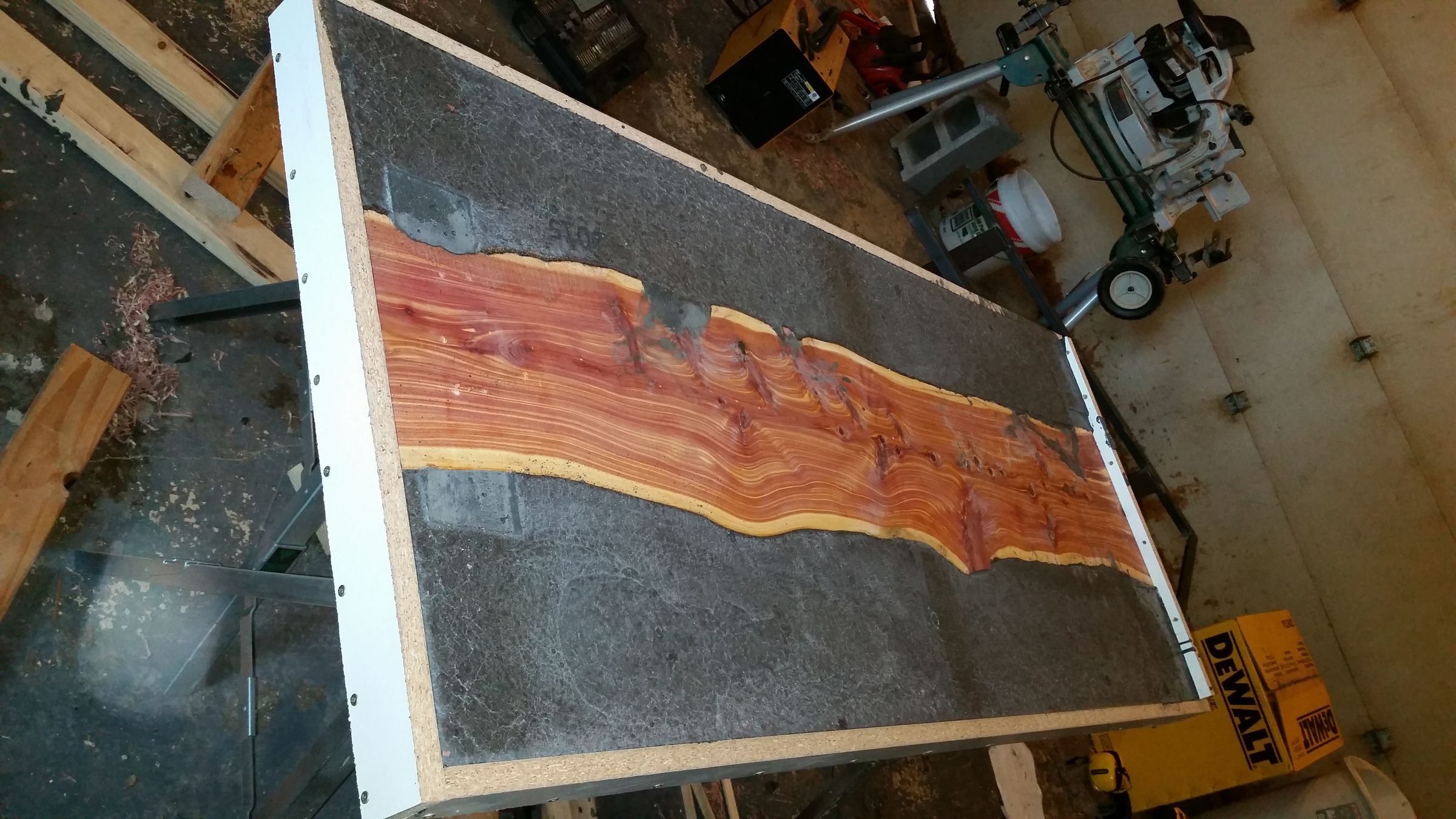 Concrete and Wood Slab Table : 6 Steps (with Pictures) - Instructables