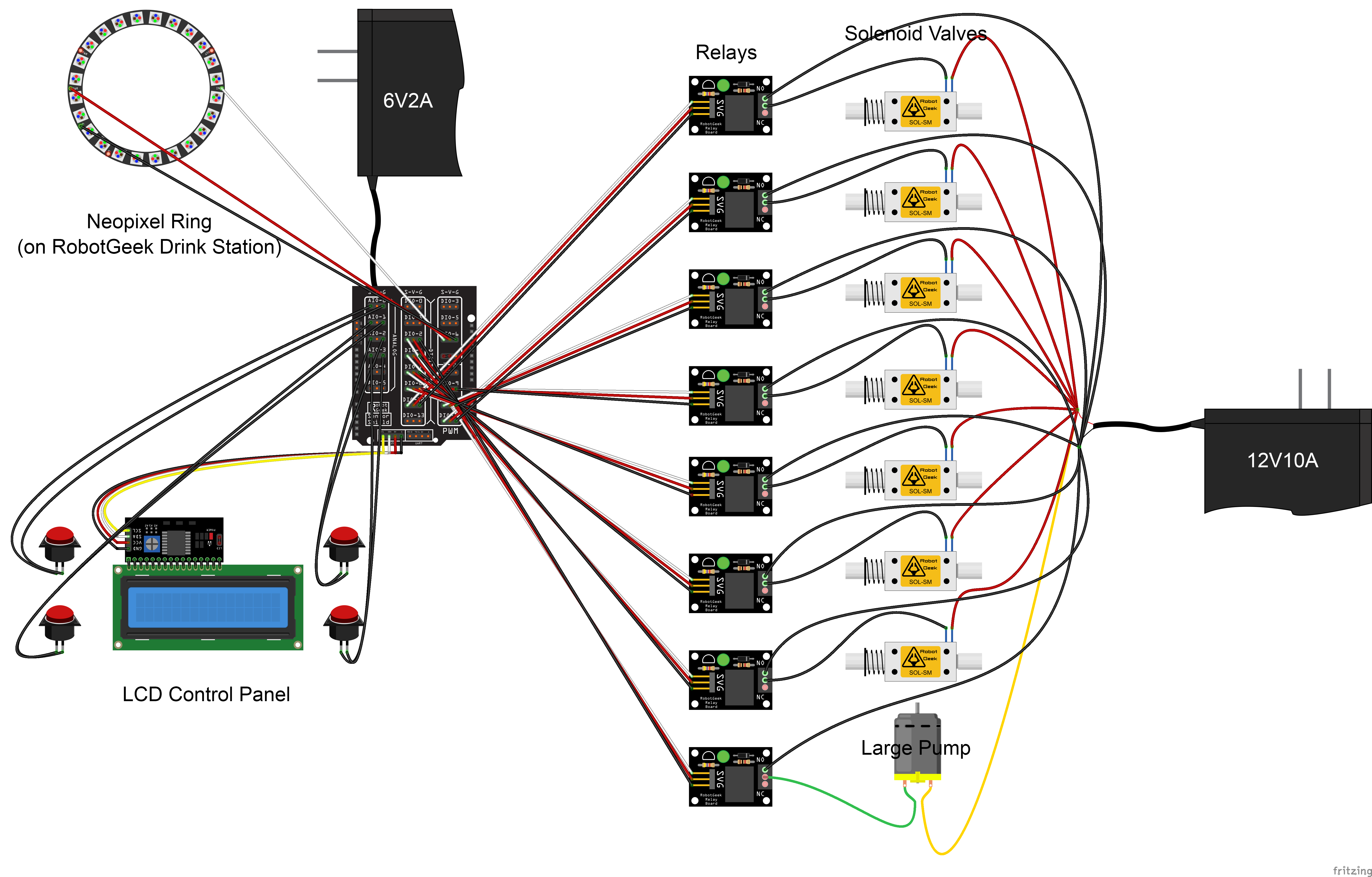 6-Shooter: Arduino Drink Mixing Station : 5 Steps (with Pictures ...