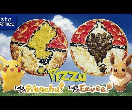 Pizza Pokémon Let's Go Pikachu Y Let's Go Eevee : 7 Steps - Instructables