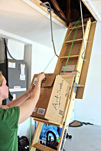 DIY Attic Storage Assistance : 9 Steps (with Pictures) - Instructables