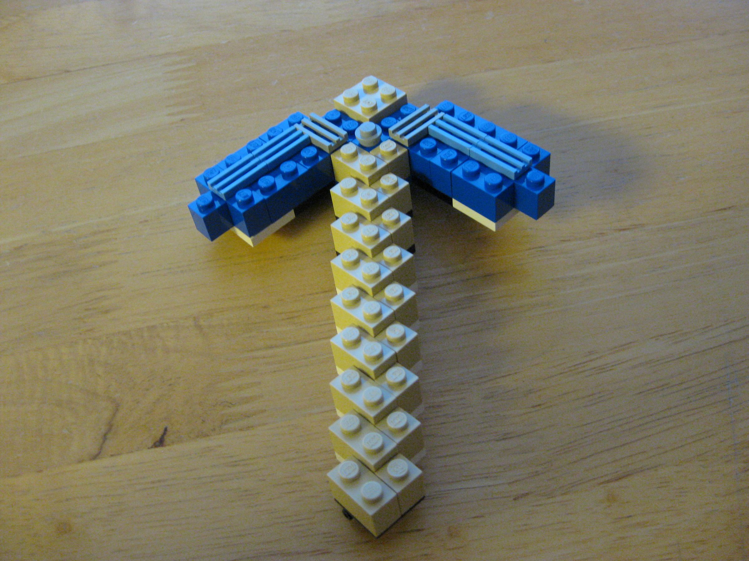 How to Make a Lego Minecraft Pickaxe : 5 Steps (with Pictures ...