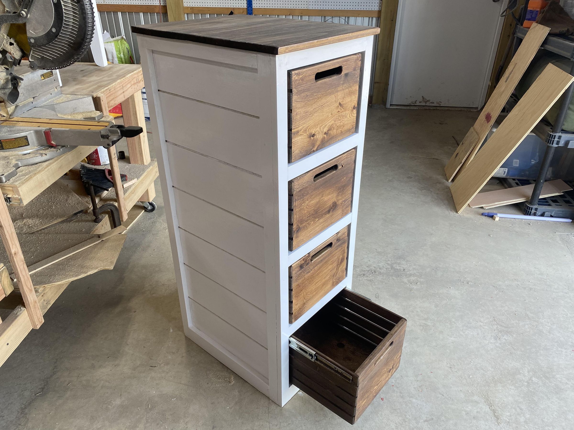 How to Make a Dresser (with Crates for Drawers) : 23 Steps (with ...