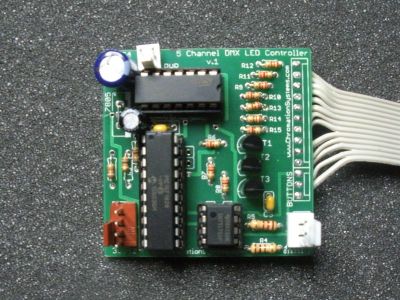 DMX-512 LED Controller With LED Display : 10 Steps (with Pictures ...