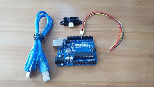 Sharp Sensor Tutorial With Arduino Uno - Learn to Measure Distance : 3 ...