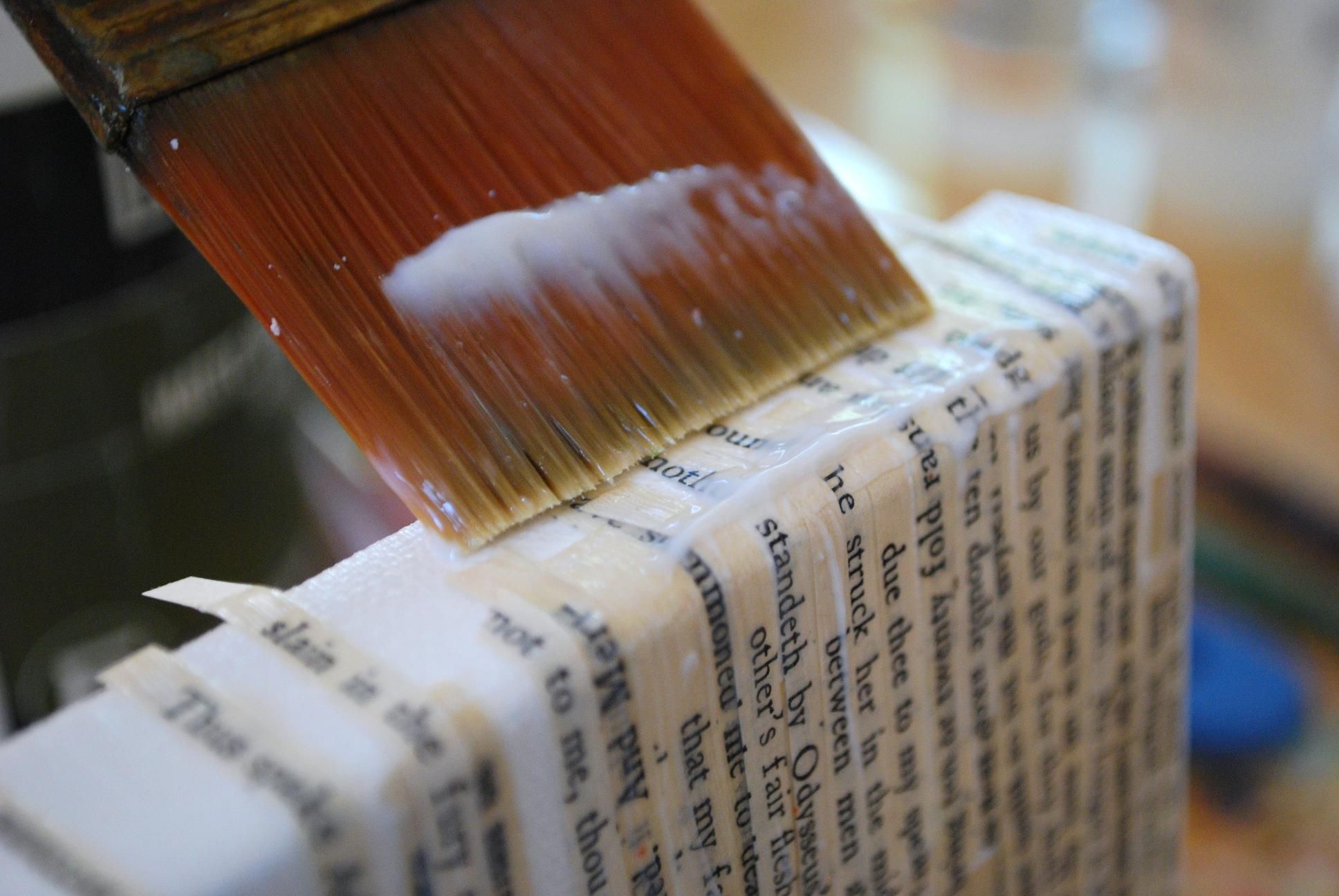 How to Make Upcycled Art With Old Books : 10 Steps (with Pictures ...